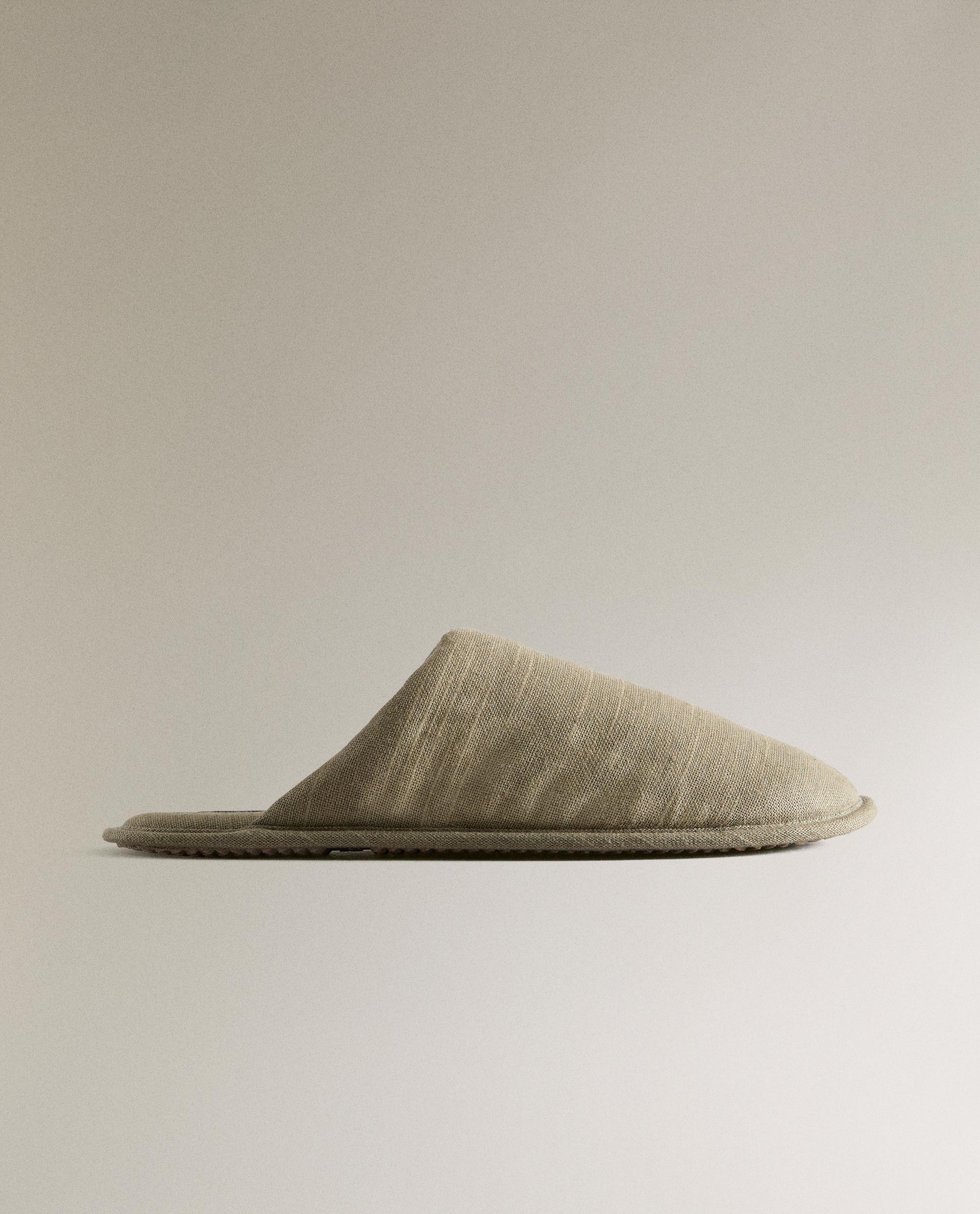 Linen Slippers Zara Home Uae Abu Dhabial Ainras Al Khaimah