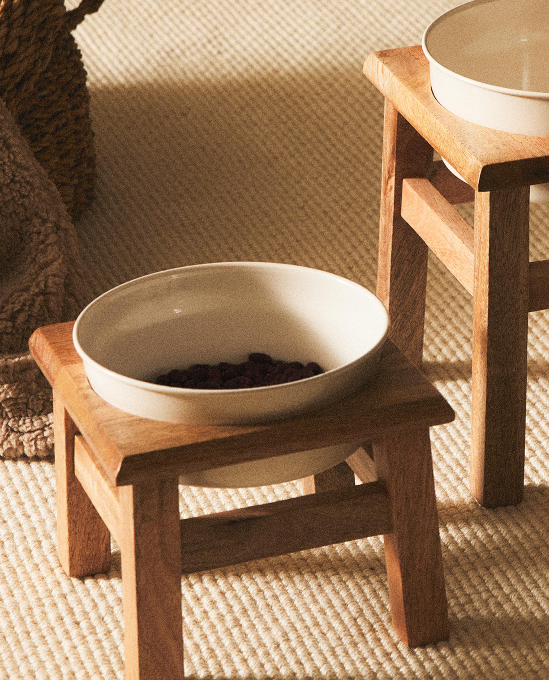 PET FOOD BOWL WITH STAND | Zara Home United States of America