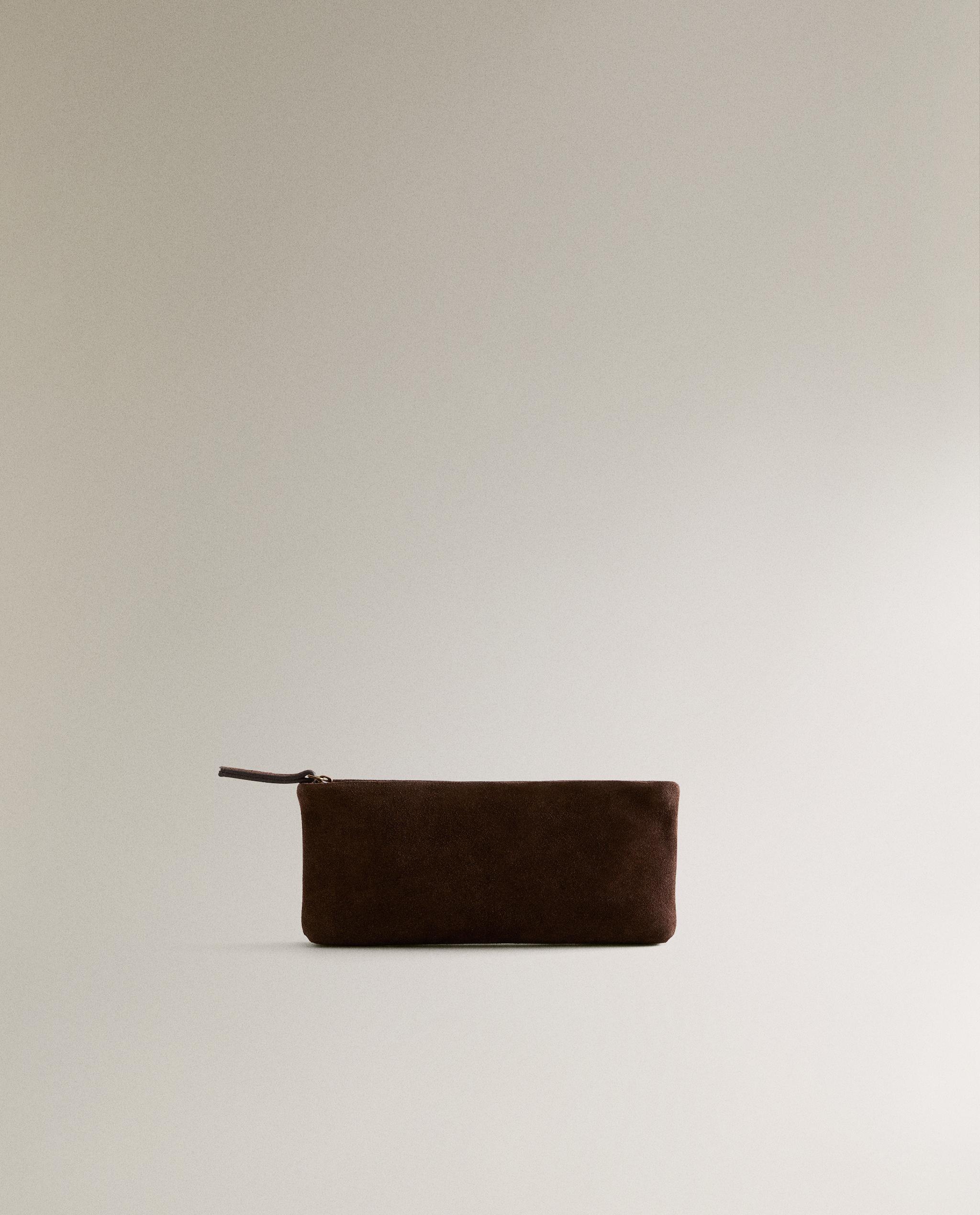 SPLIT LEATHER STORAGE CASE | Zara Home Danmark