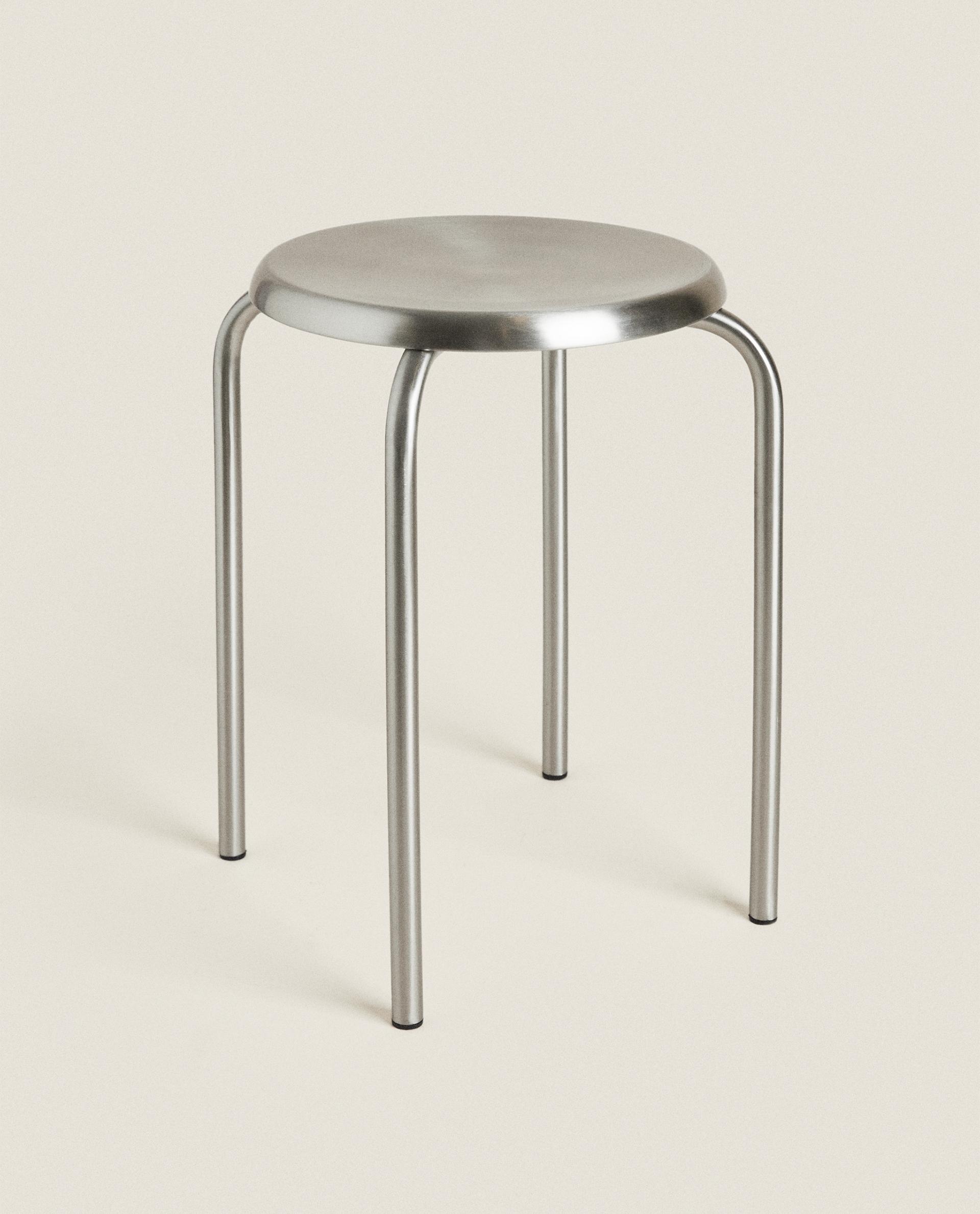 Crossed strip metal bar stool store