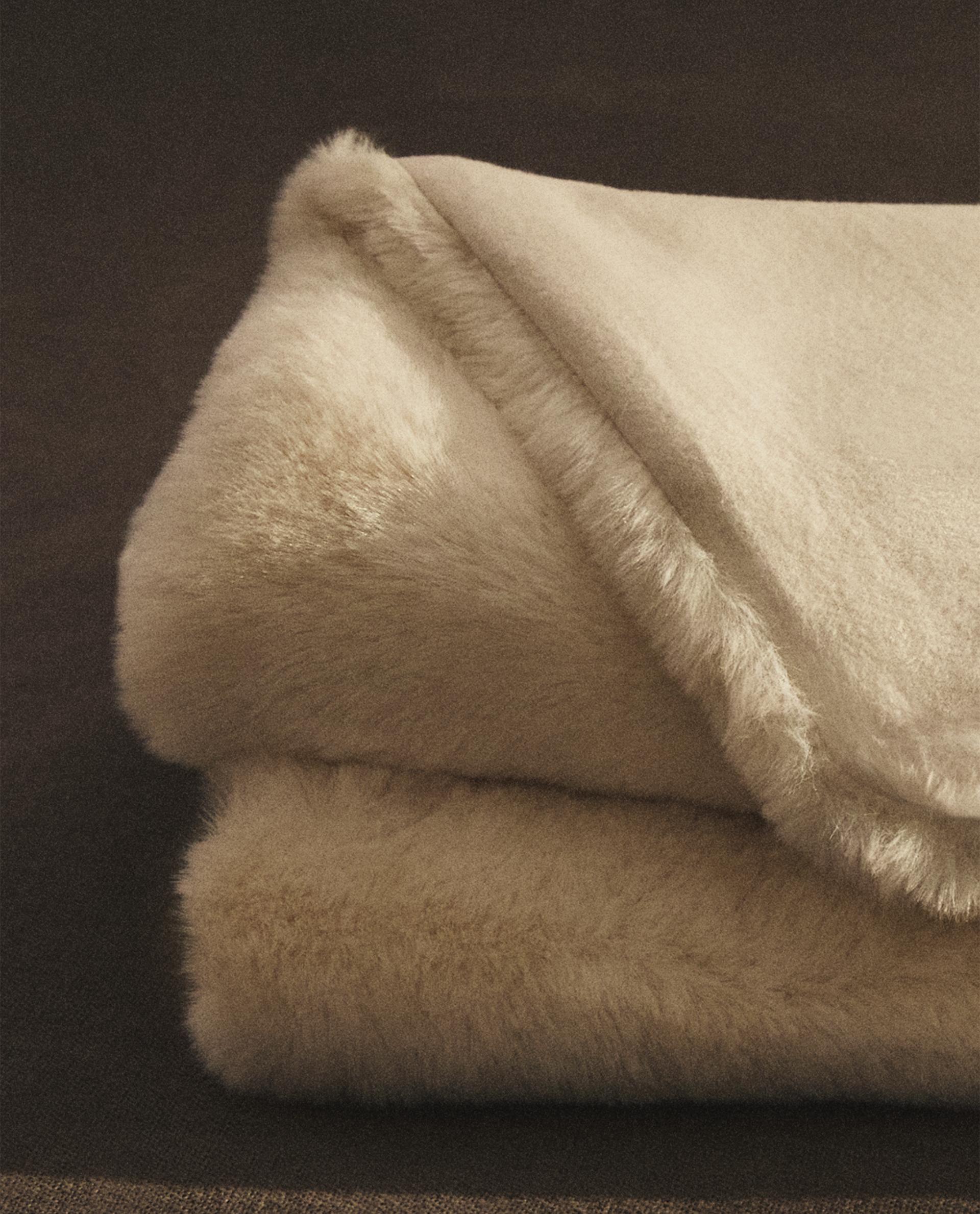 FAUX FUR THROW Zara Home France