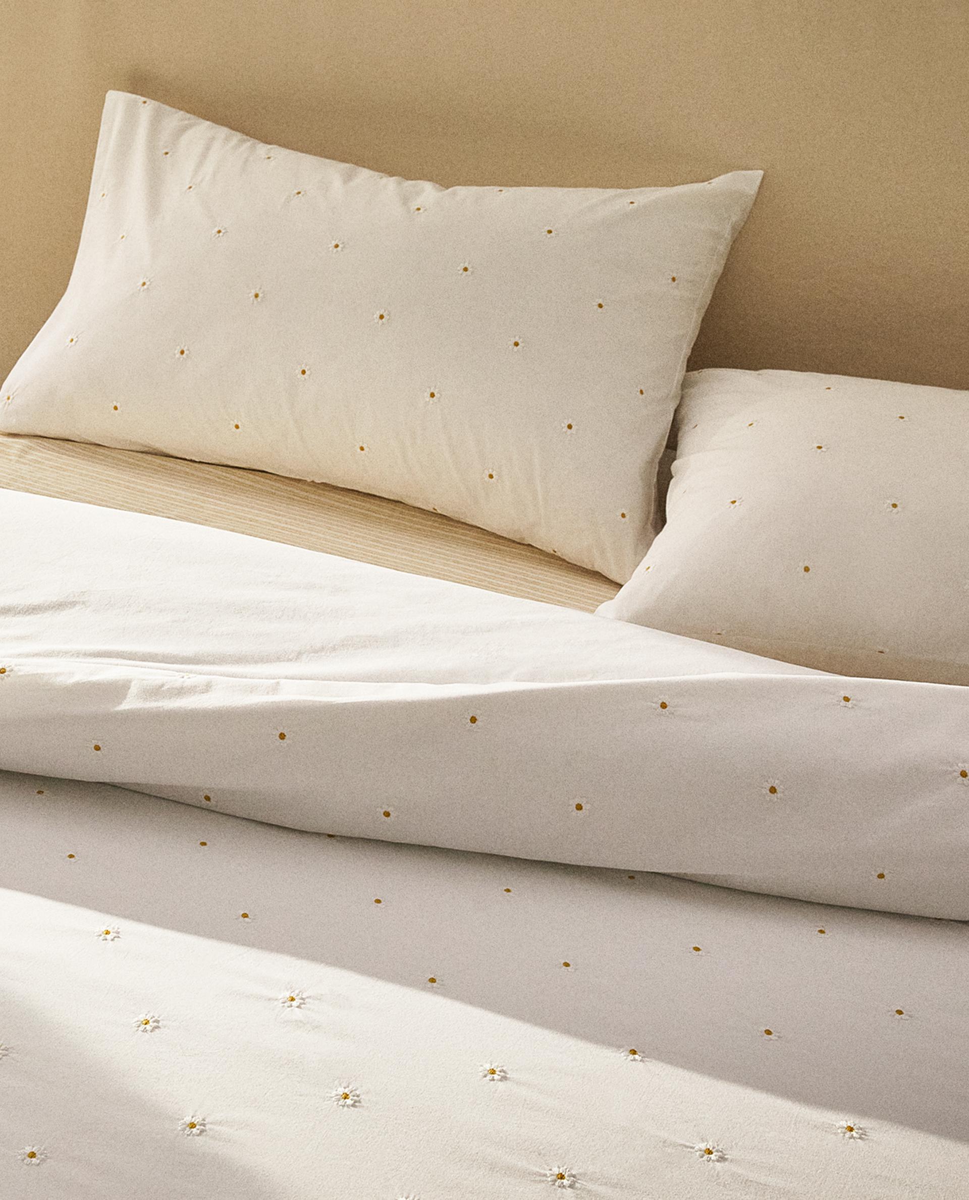 DAISY EMBROIDERY DUVET COVER | Zara Home United States of America