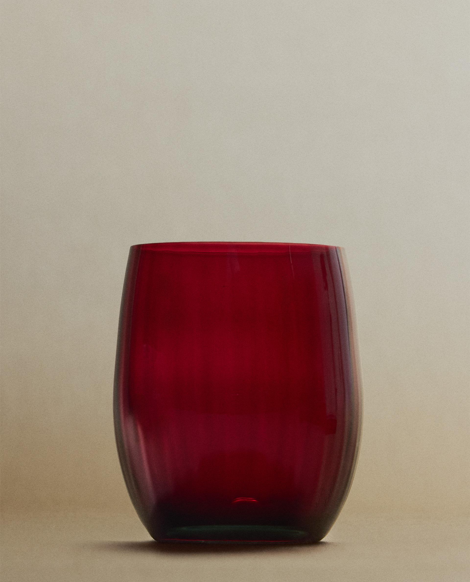 CRYSTALLINE CHRISTMAS TUMBLER WITH RAISED DESIGN | Zara Home Kuwait