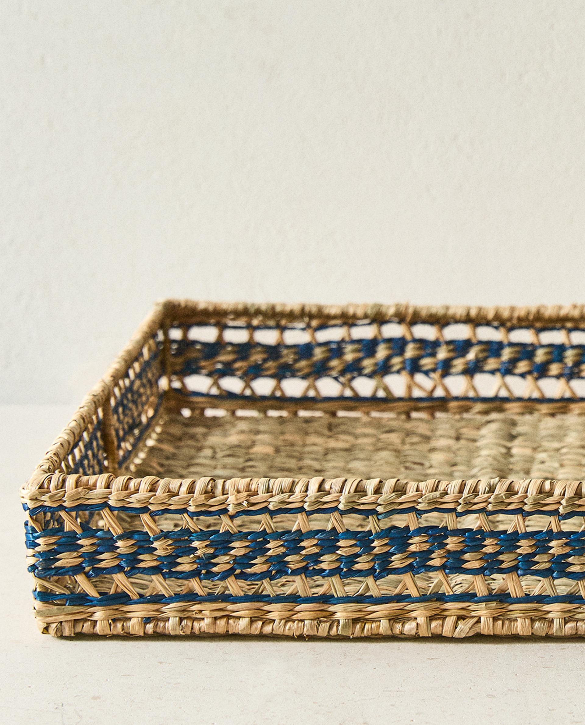 RECTANGULAR SEAGRASS TRAY | Zara Home UAE - ABU DHABI/AL AIN/RAS AL ...