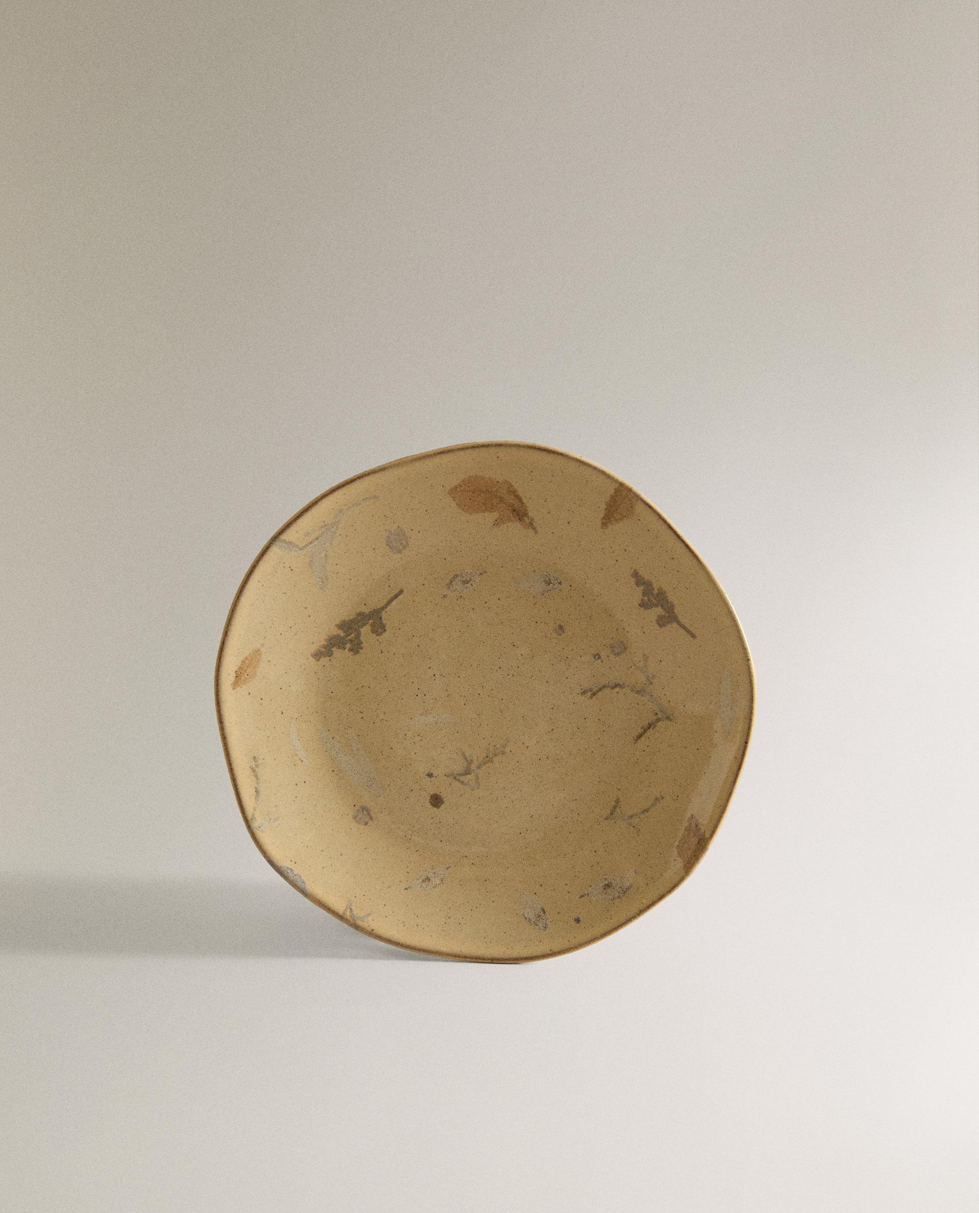 STONEWARE SIDE PLATE WITH DESIGNS | Zara Home Ireland