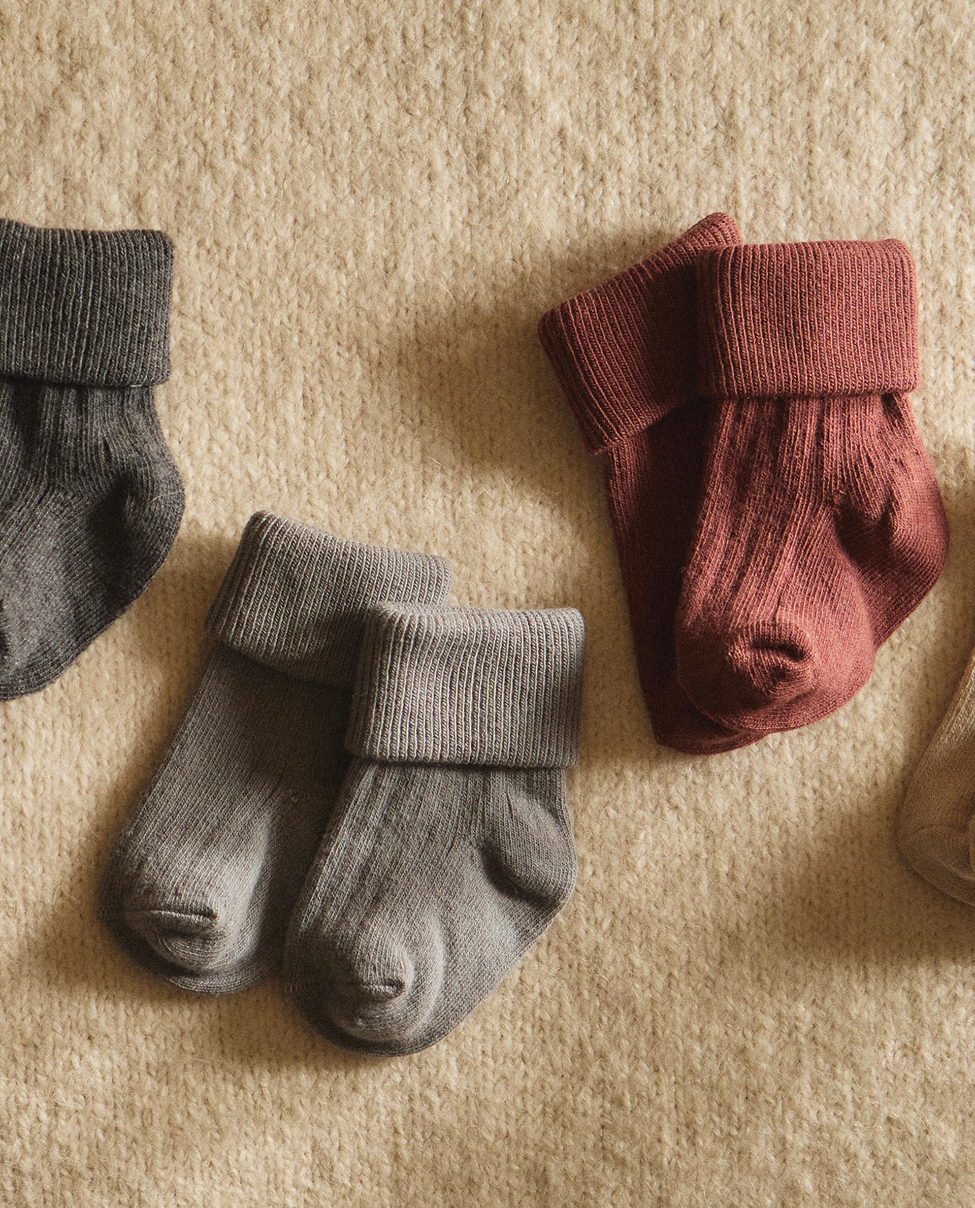 MULTICOLORED BABY SOCKS (PACK OF 4) | Zara Home United States of America