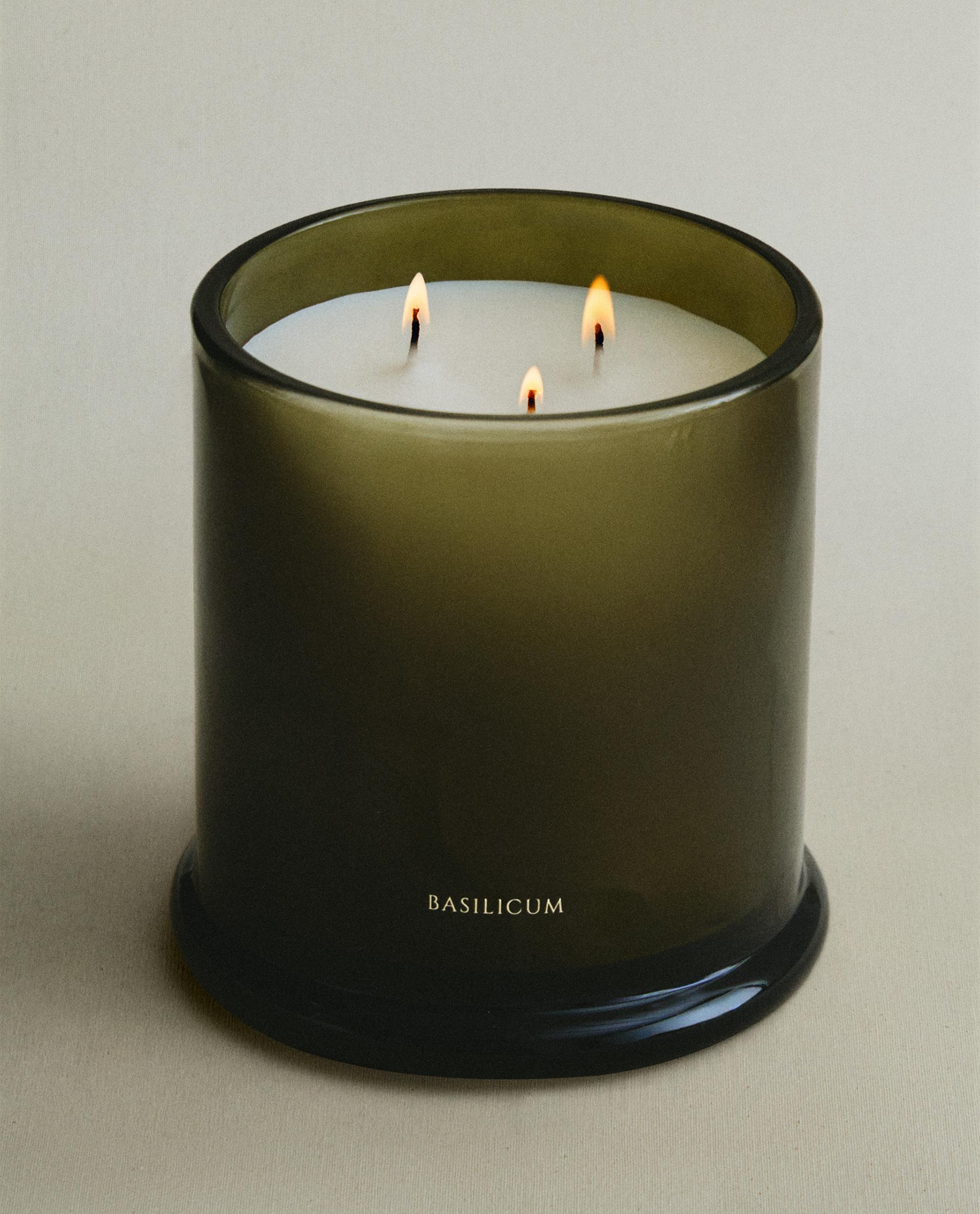 (500 G) VELA AROMÁTICA BASILICUM | Zara Home España