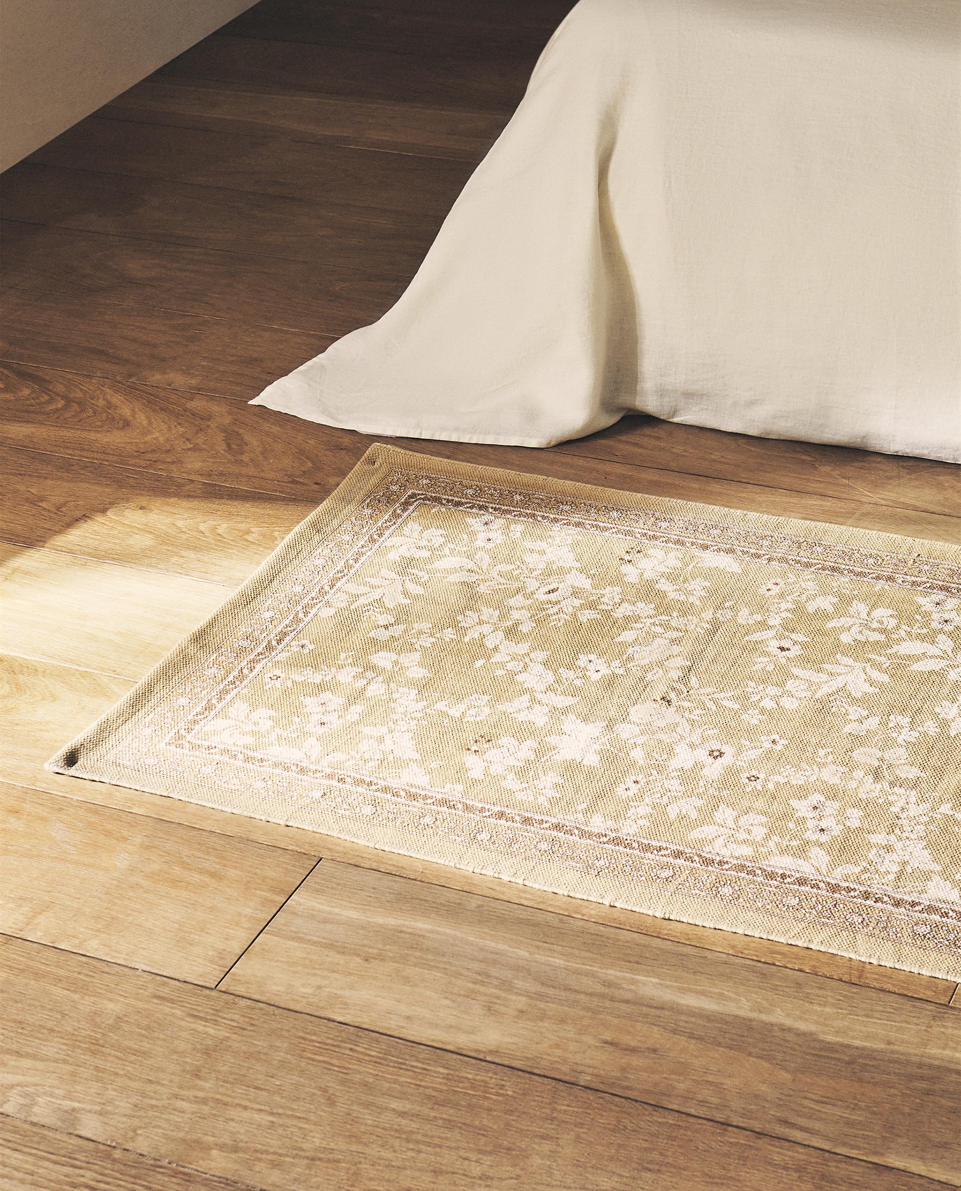 BLOCK PRINT RUNNER RUG - See all - BEDROOM - RUGS | Zara Home United ...