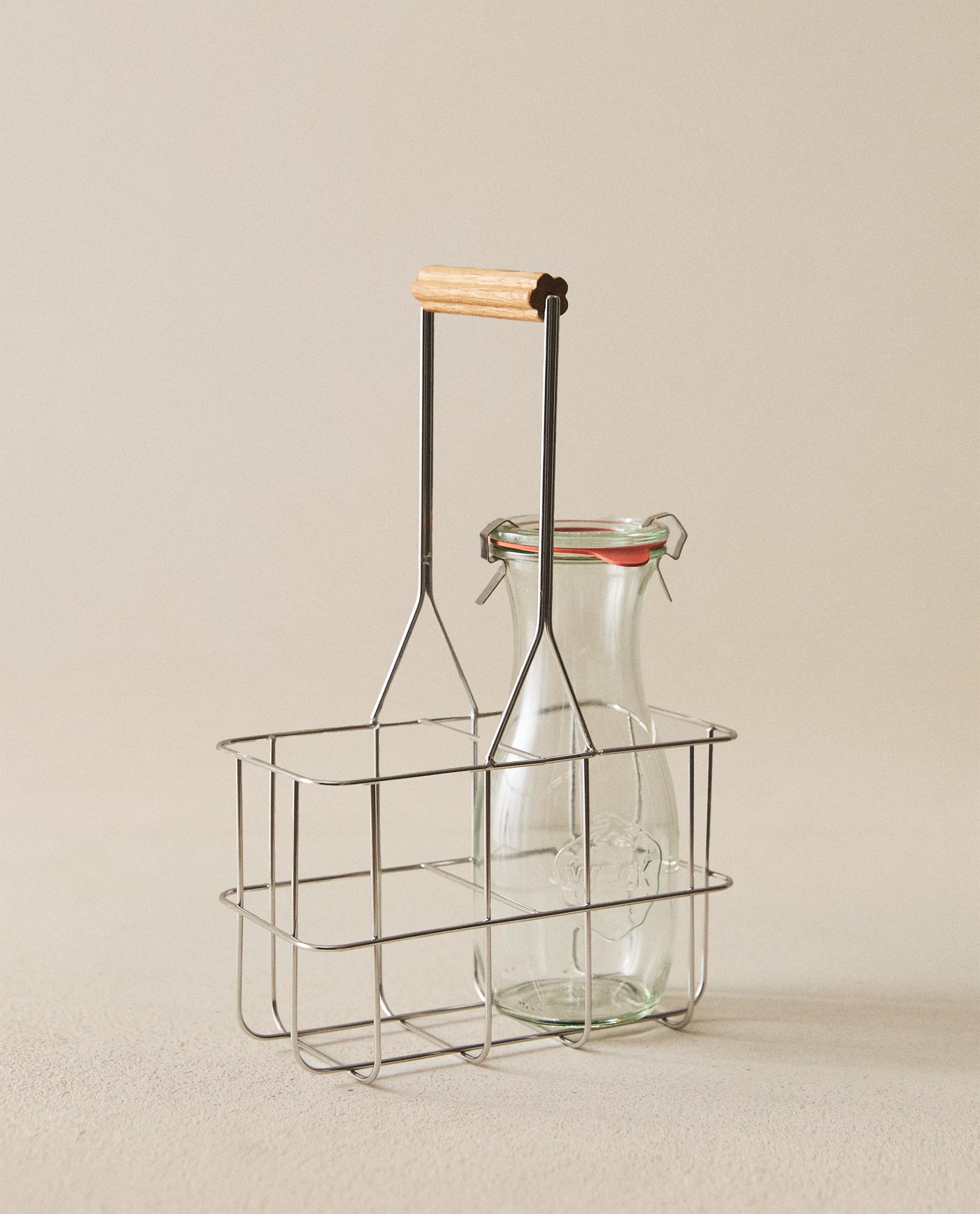ΜΕΤΑΛΛΙΚΟ ΚΑΛΑΘΙ ΜΕ ΞΥΛΙΝΗ ΛΑΒΗ | Zara Home Ελλάδα / Greece