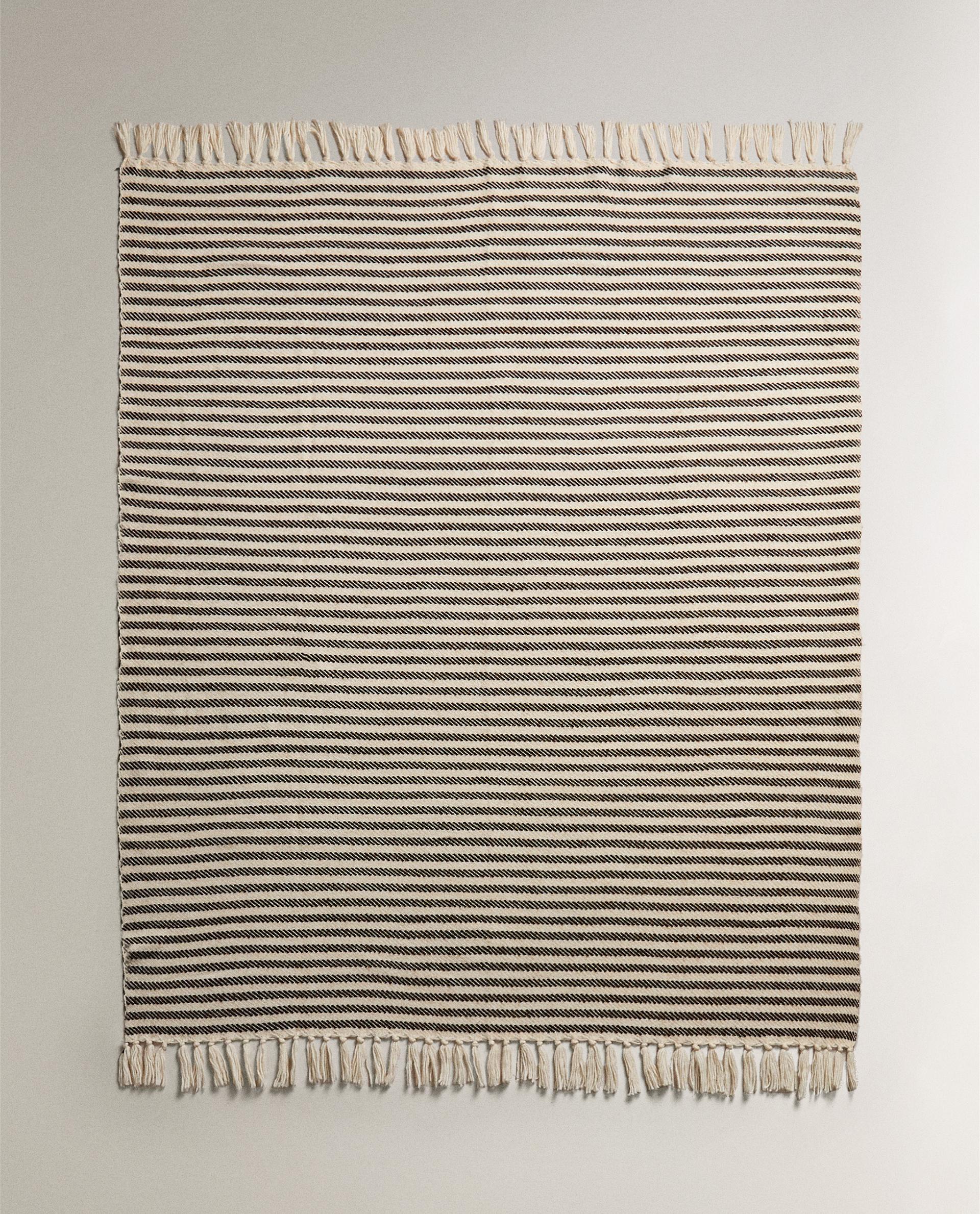 STRIPED COTTON THROW | Zara Home Worldwide