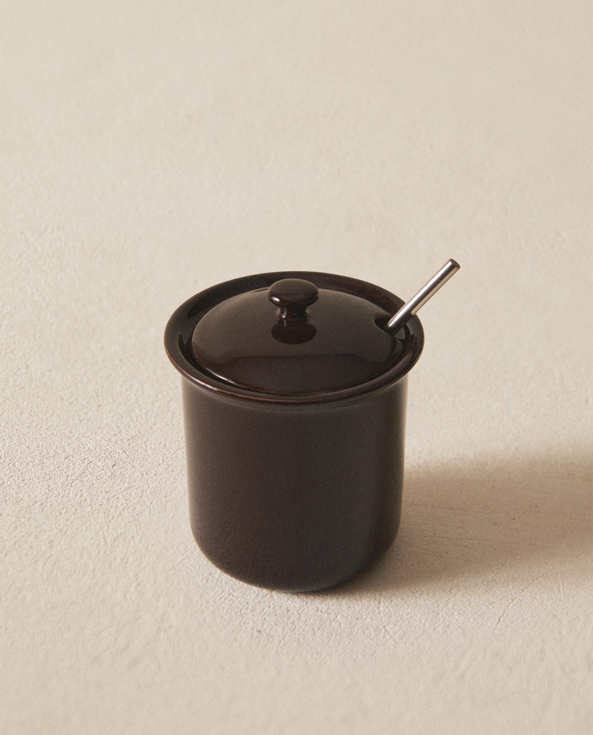 STONEWARE HONEY POT | Zara Home Kuwait