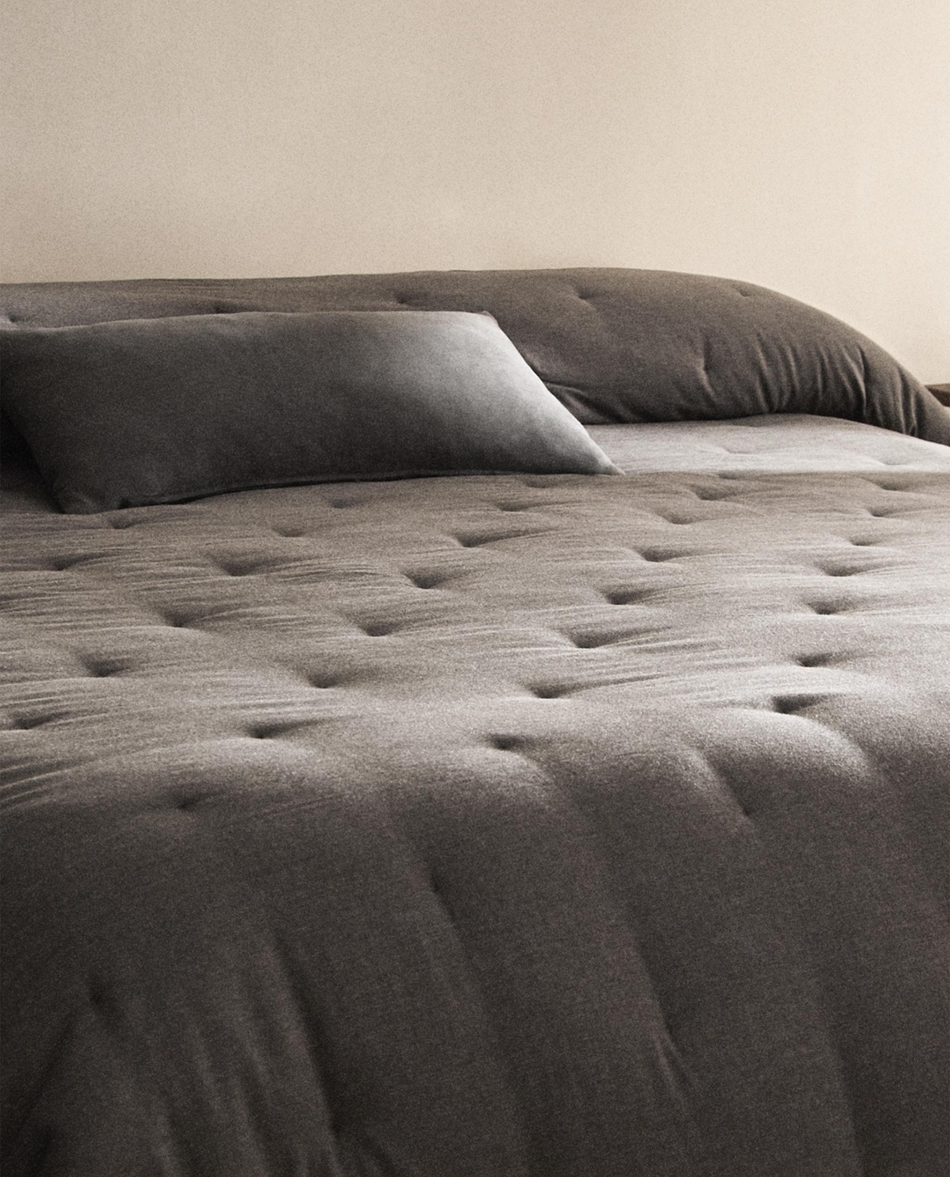 COTTON AND CASHMERE QUILTED BEDSPREAD | Zara Home United Kingdom