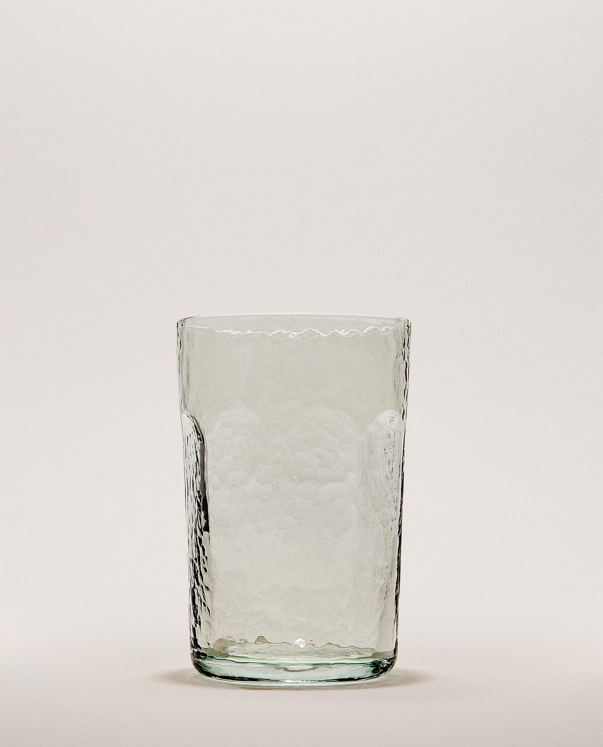 COPO DE REFRESCO VIDRO MARTELADO | Zara Home Portugal