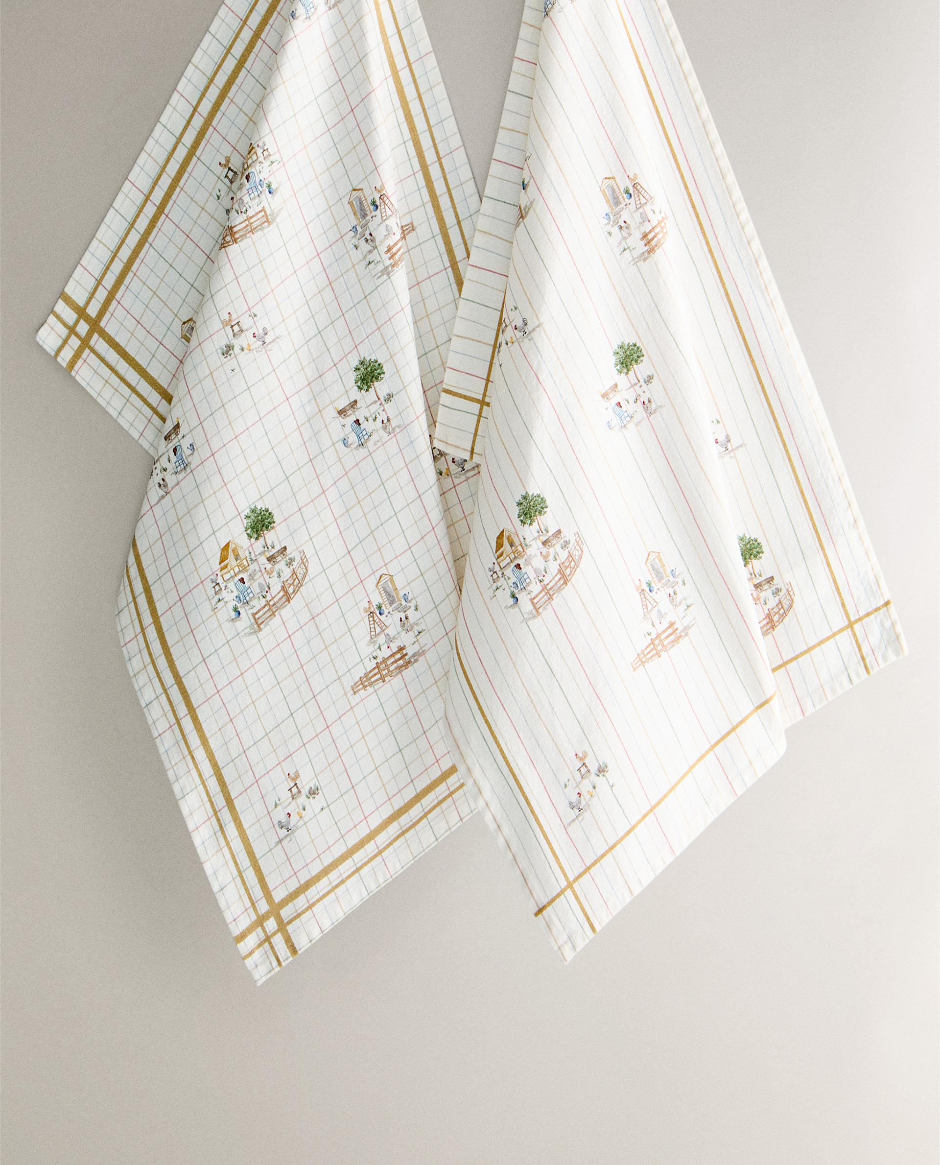 PRINTED TEA TOWELS (PACK OF 2) | Zara Home Worldwide