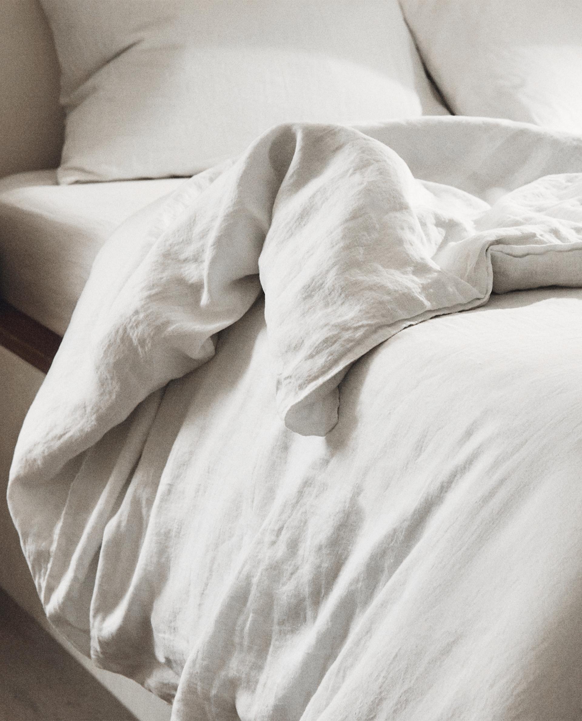 SET OF LINEN SHEETS (160 GXM²) | Zara Home United Kingdom