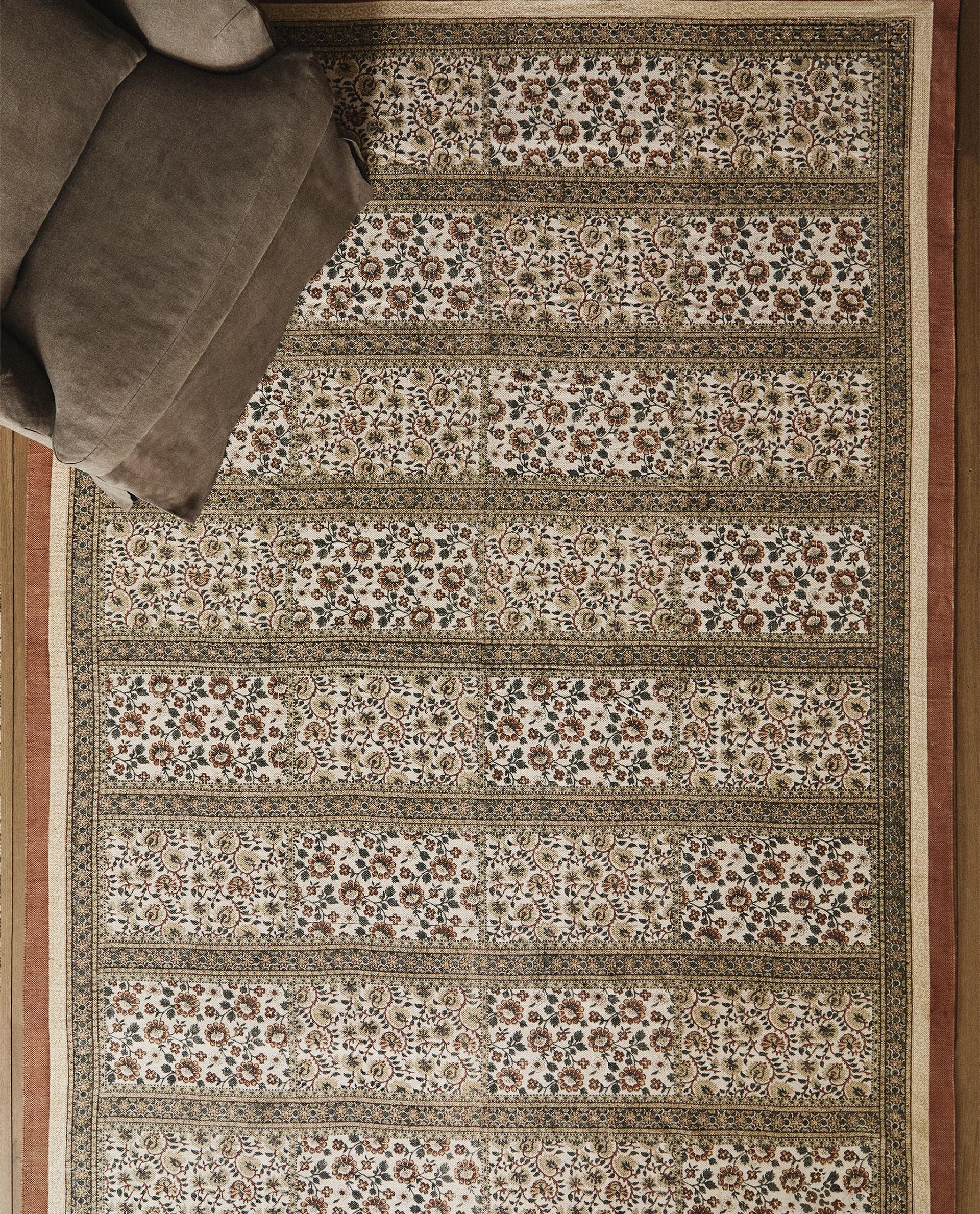 COLOUR BLOCK PRINT COTTON RUG - See all - HOME DECOR - RUGS | Zara Home ...