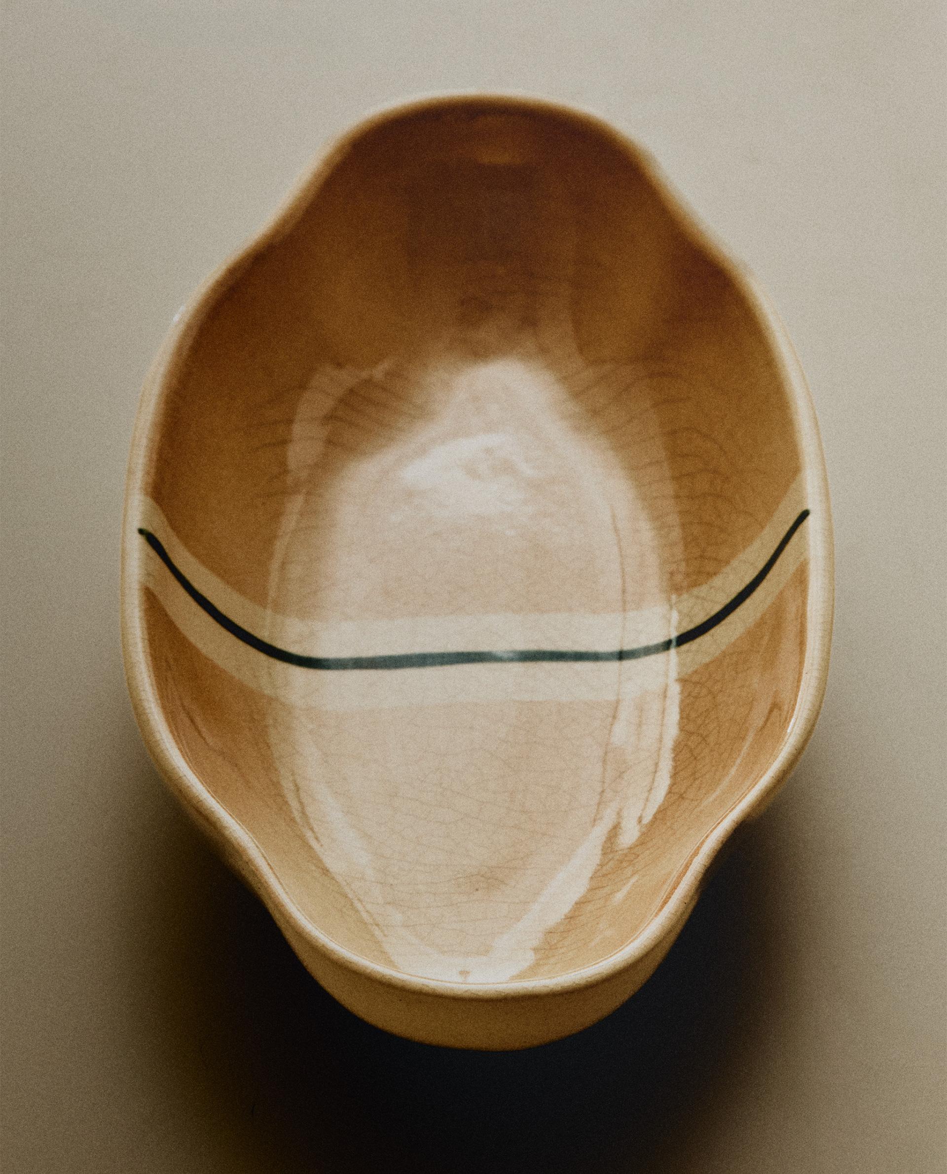 STRIPED CERAMIC TRAY | Zara Home Hungary