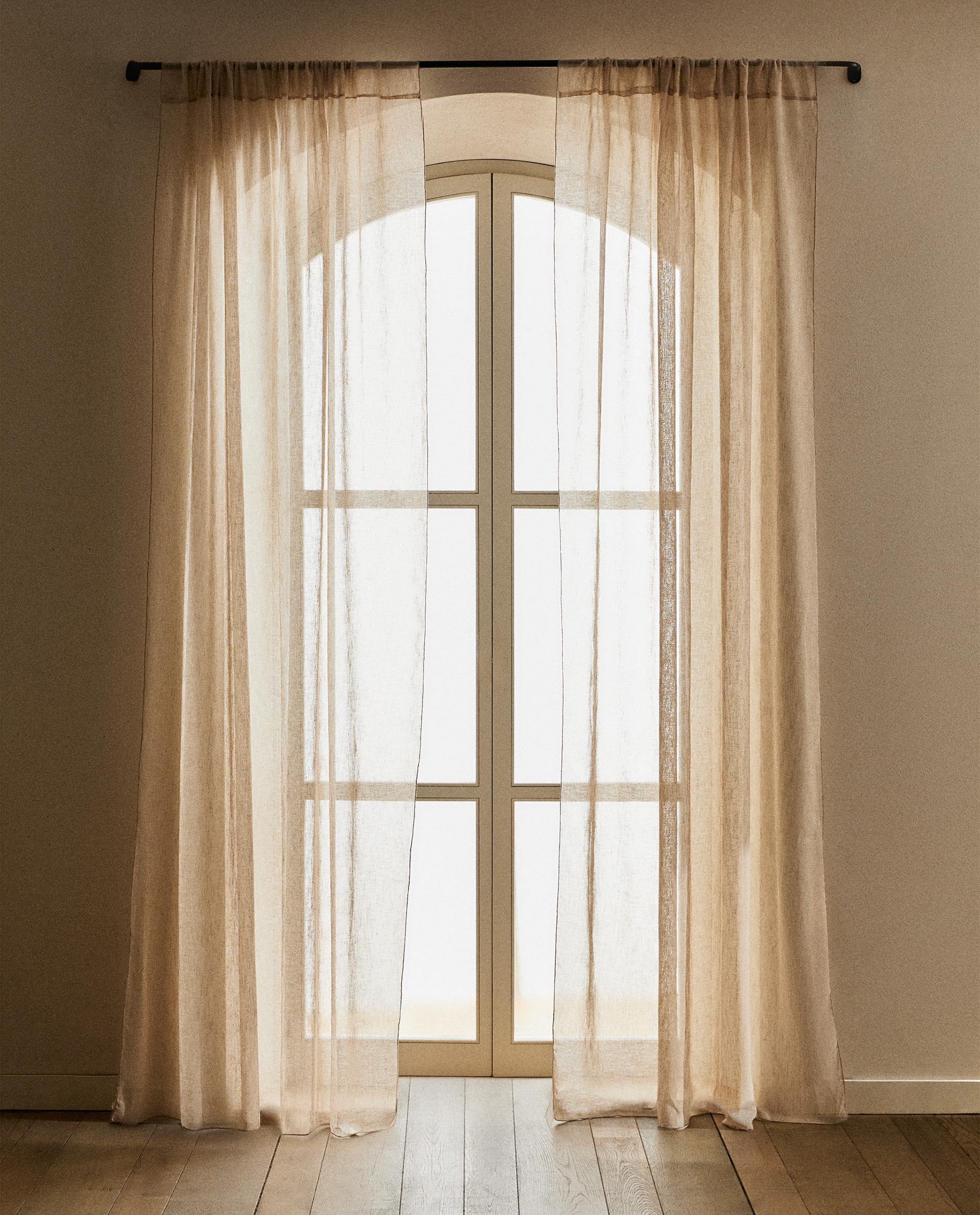 LOW OPACITY FINE CURTAIN | Zara Home United States of America