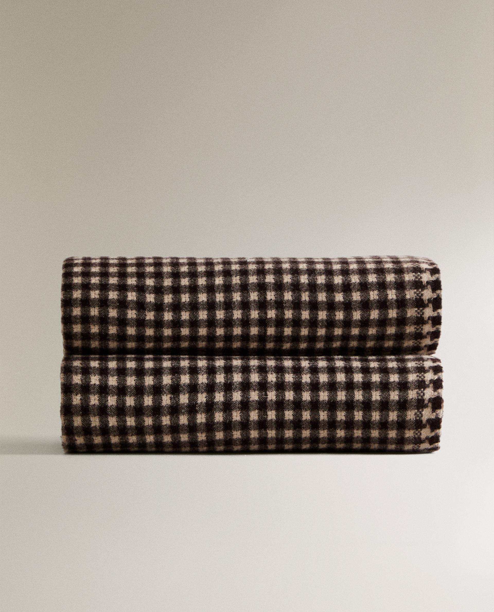 CHECKED THROW | Zara Home Morocco