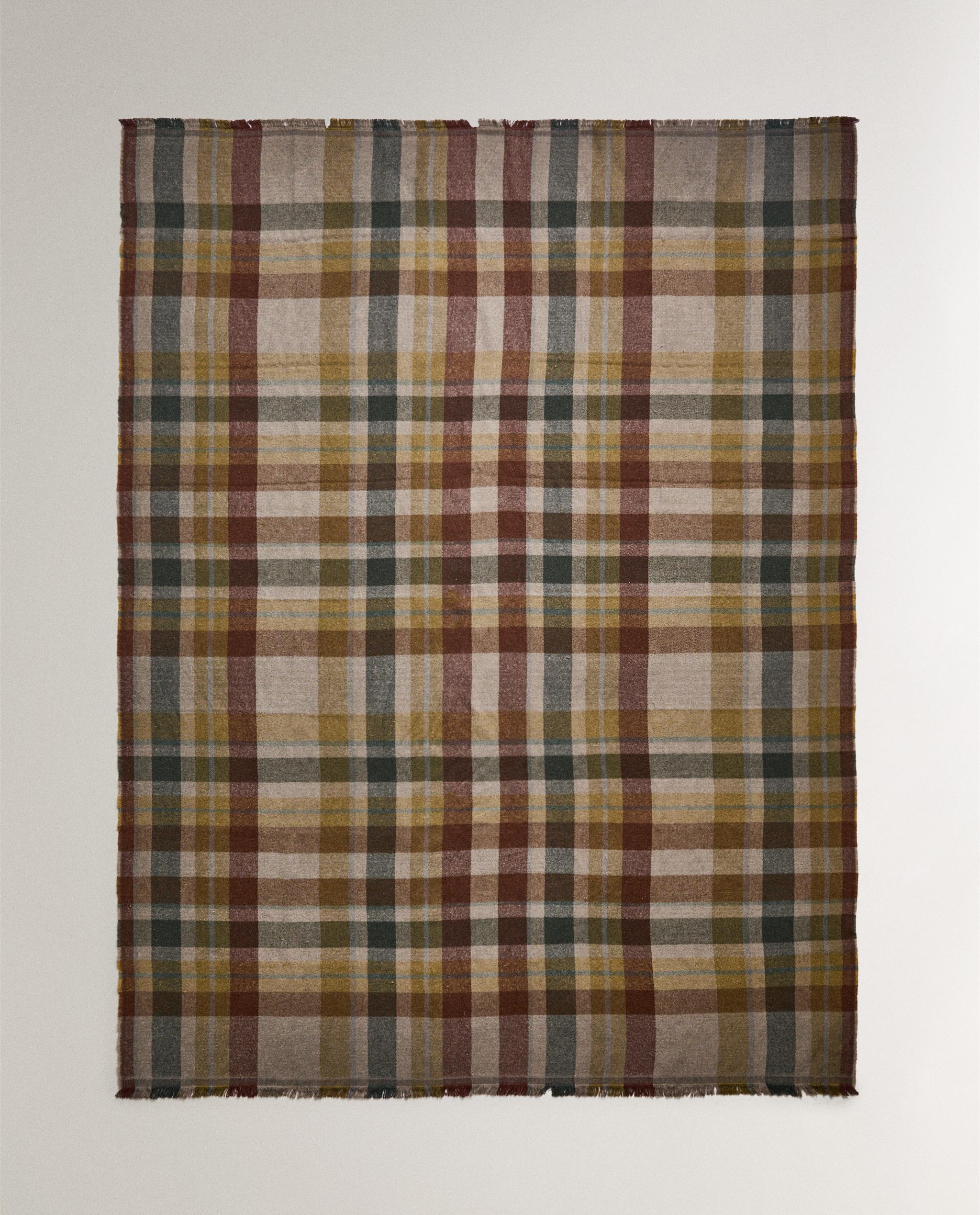 CHECK COTTON THROW | Zara Home Ireland