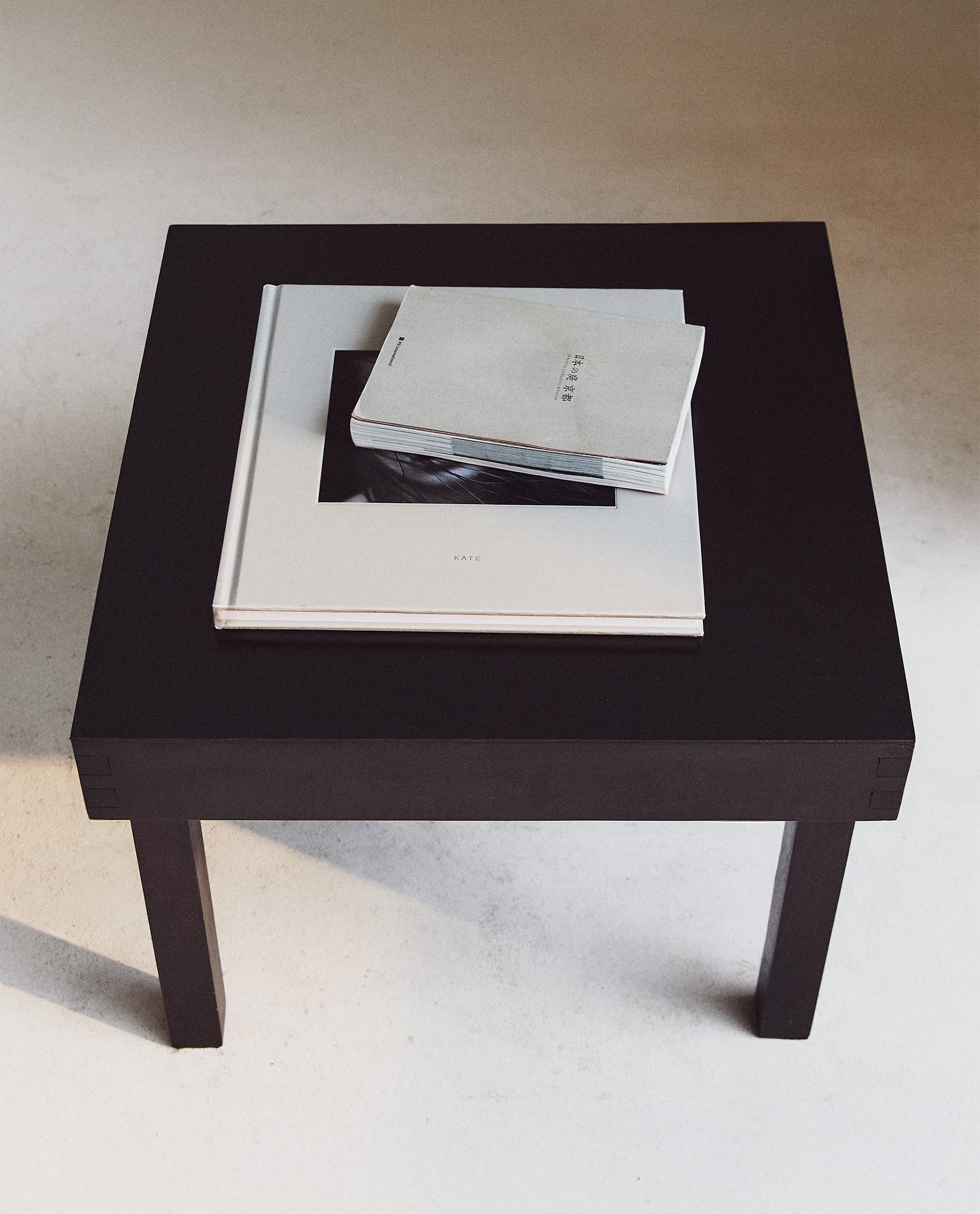 WOOD AND LEATHER SIDE TABLE | Zara Home Bahrain