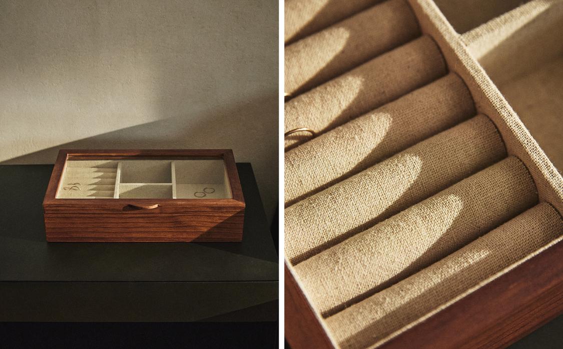 Decorative Boxes Quilted Heart Ceramic Storage Box With Bow Set Of 2