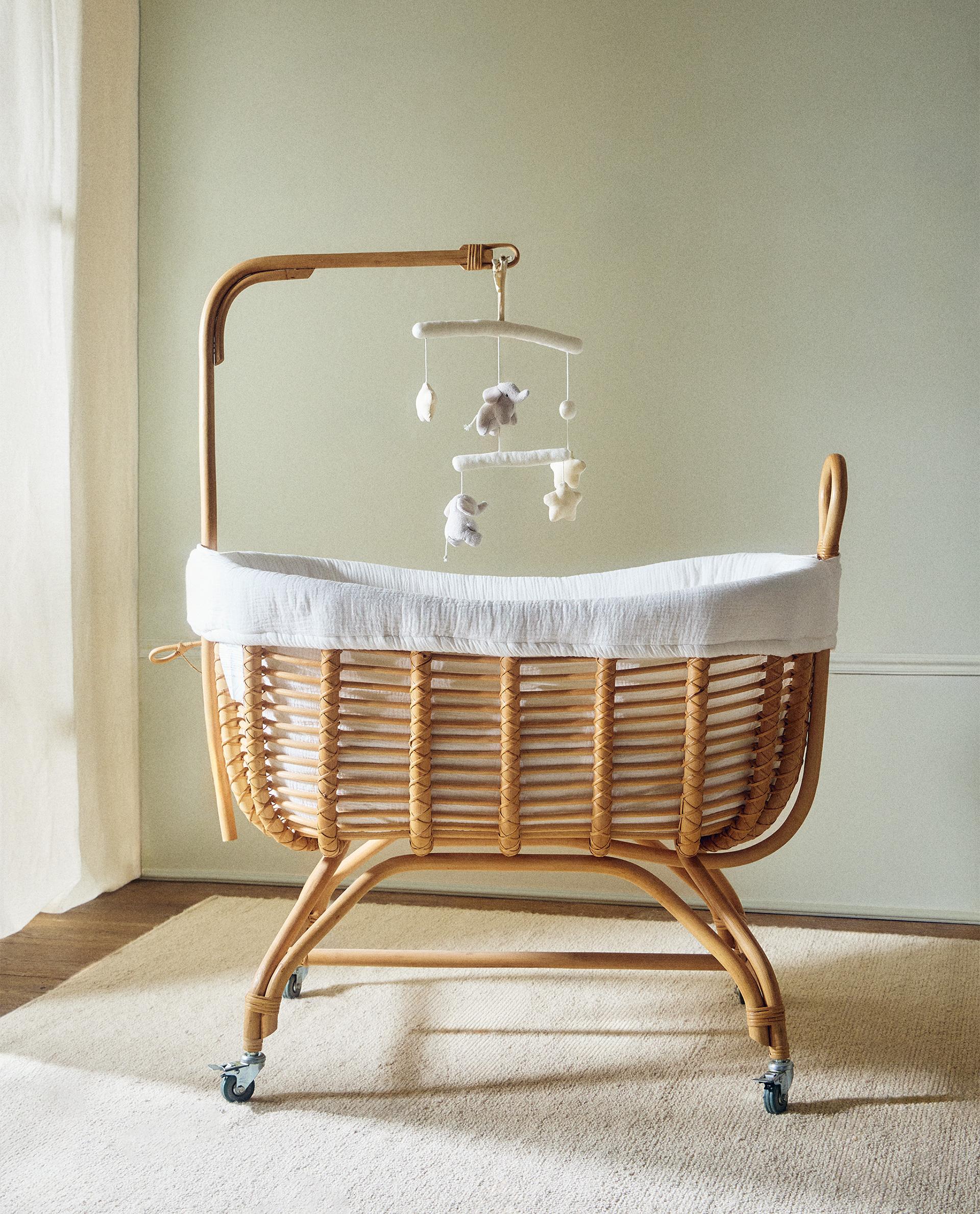 RATTAN MINI COT | Zara Home Kuwait