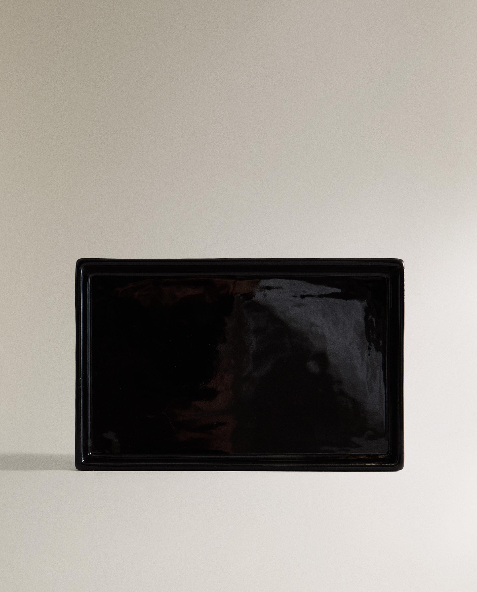 SHINY EARTHENWARE BATHROOM TRAY | Zara Home México
