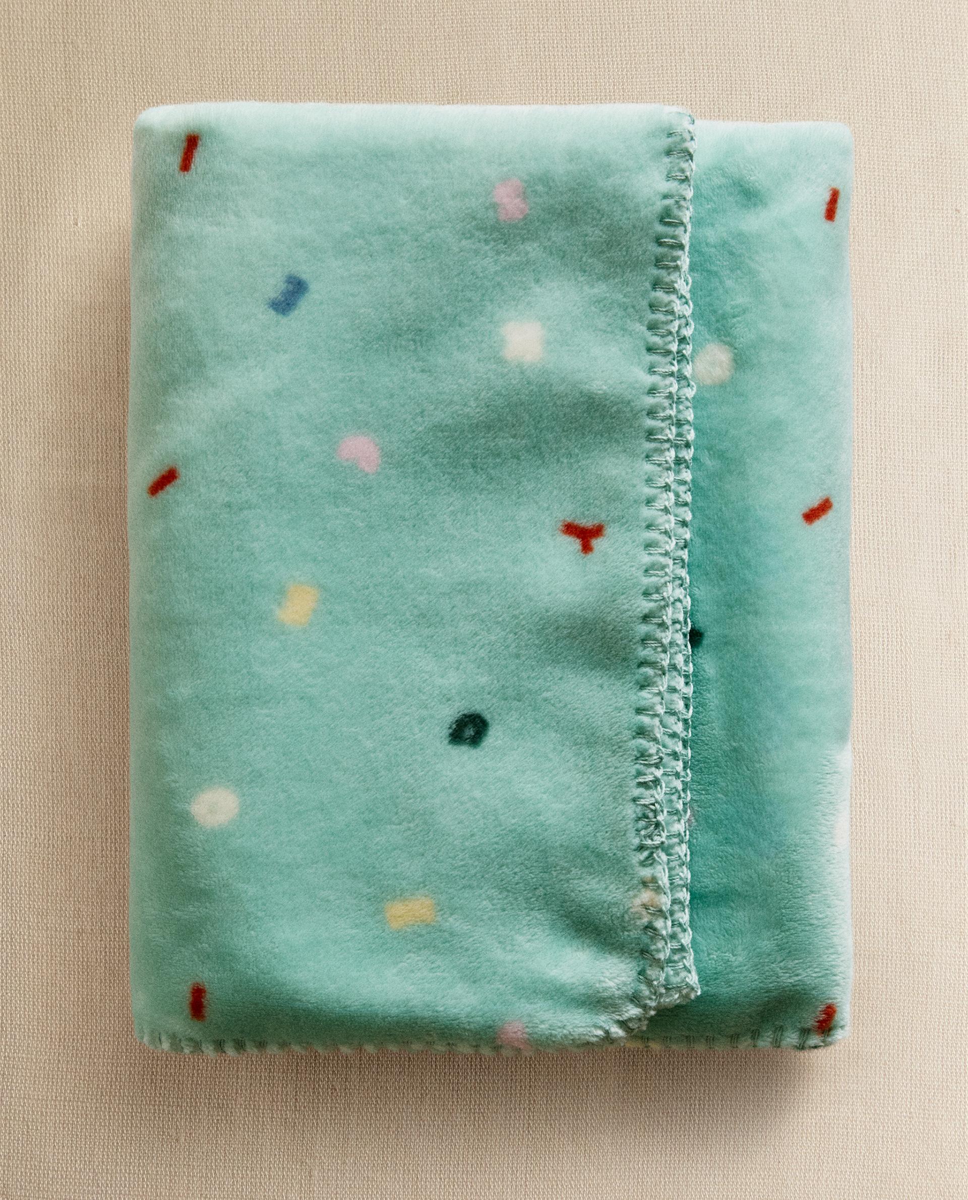 MICKEY & MINNIE ©DISNEY LETTERS FLEECE BABY BLANKET | Zara Home Worldwide