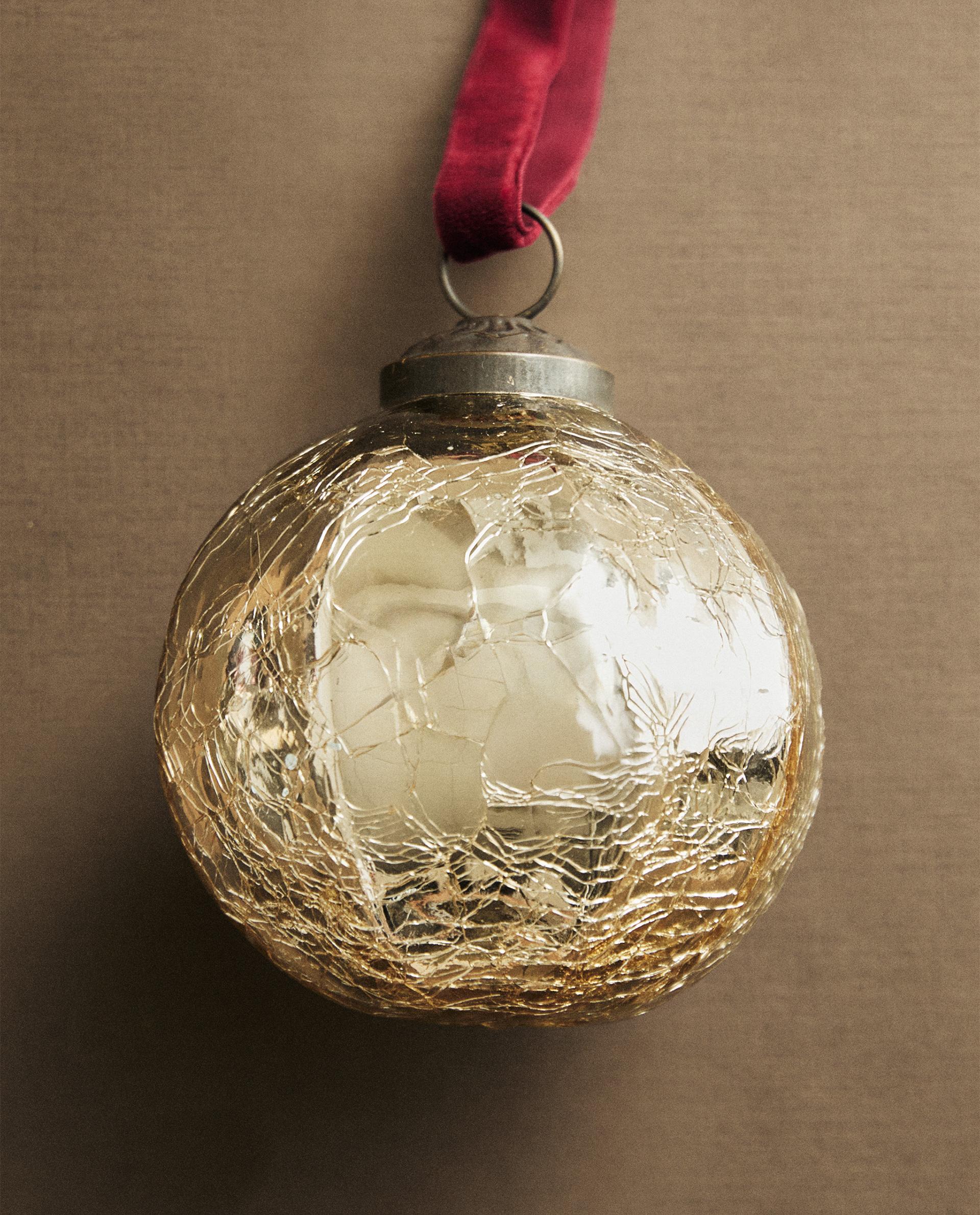 MIRRORED CHRISTMAS TREE BAUBLE | Zara Home Saudi Arabia