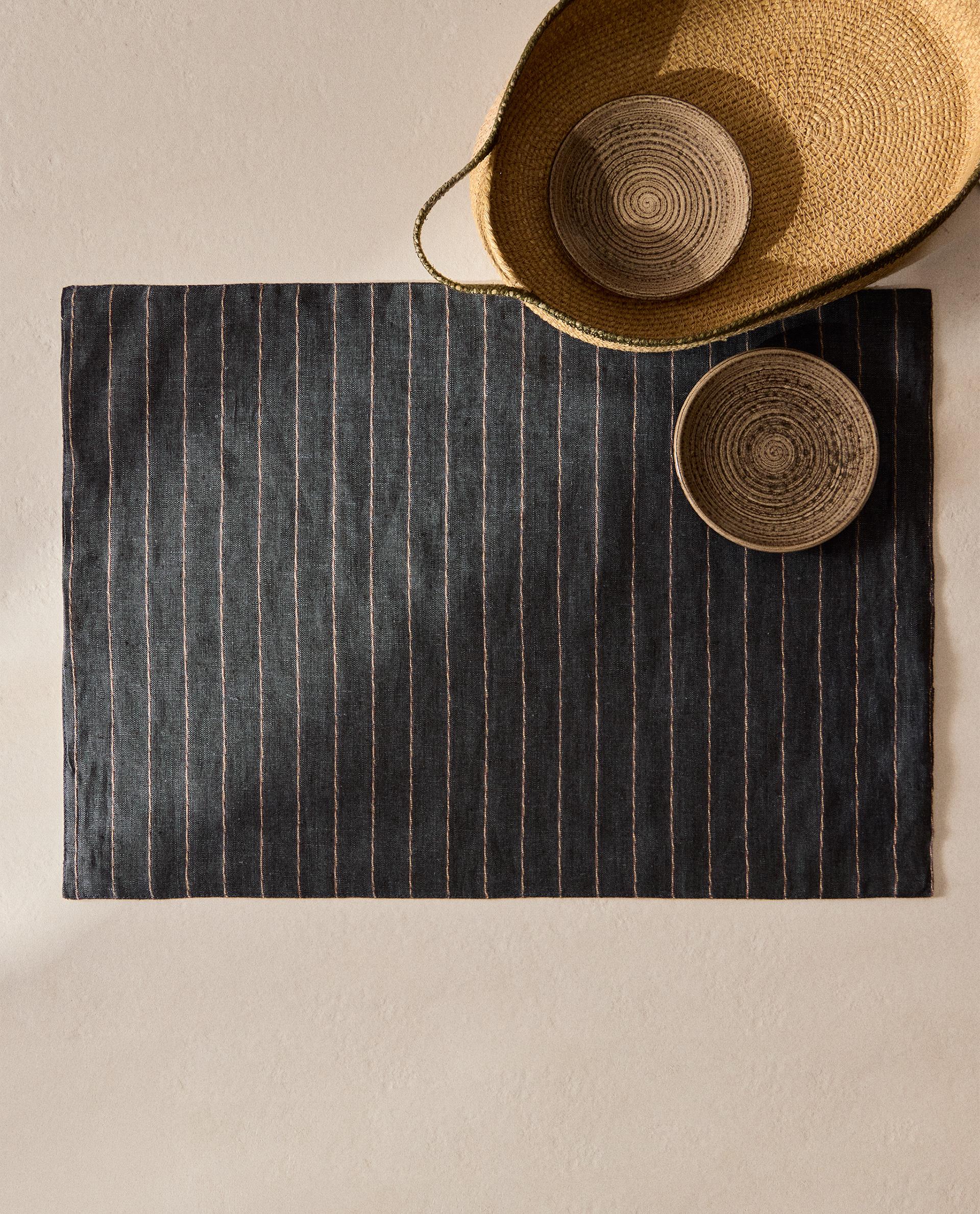 DOUBLE-LAYER LINEN PLACEMAT - Placemats - KITCHEN & DINING - TABLE ...