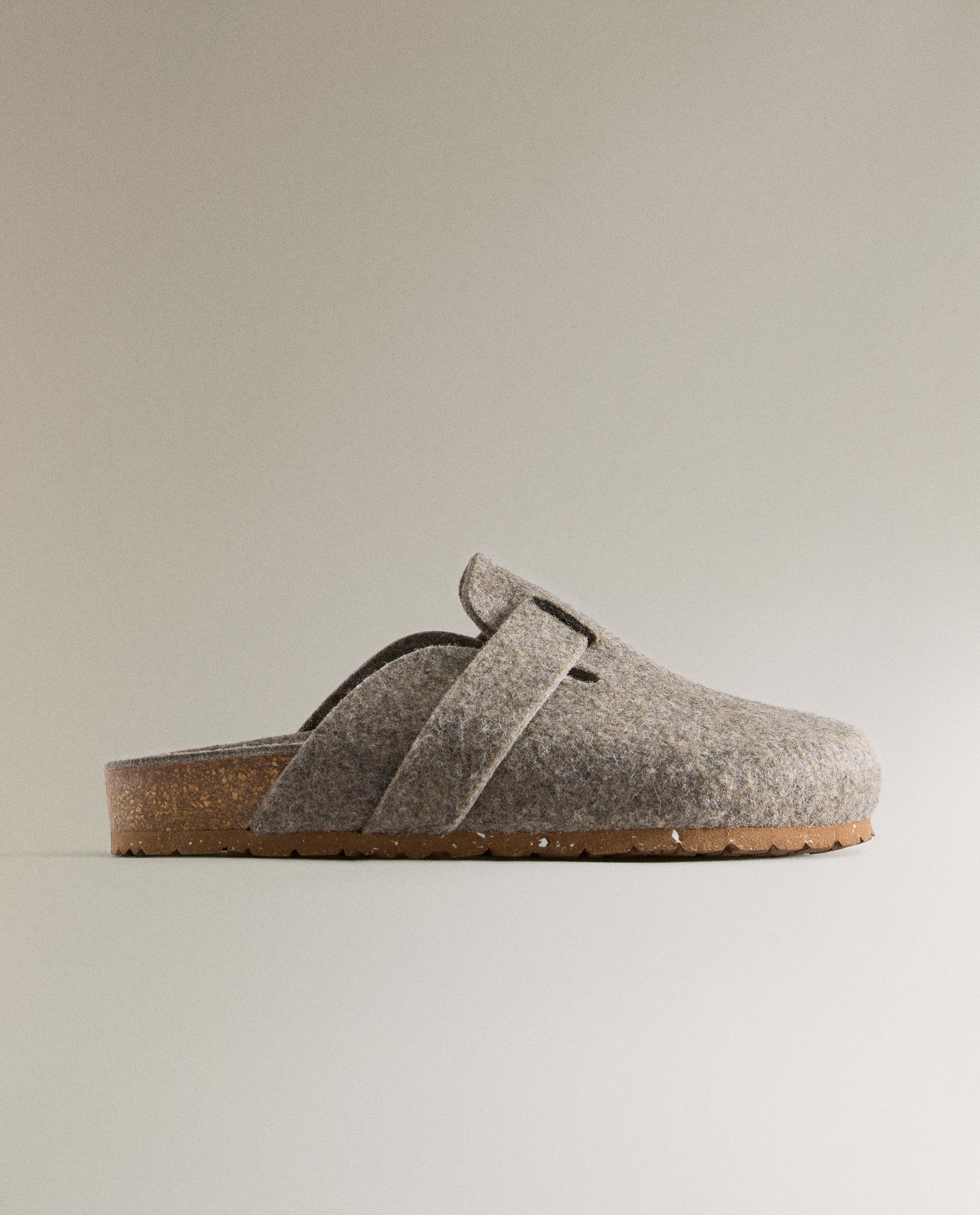 FELT CLOGS WITH STRAP | Zara Home United States of America