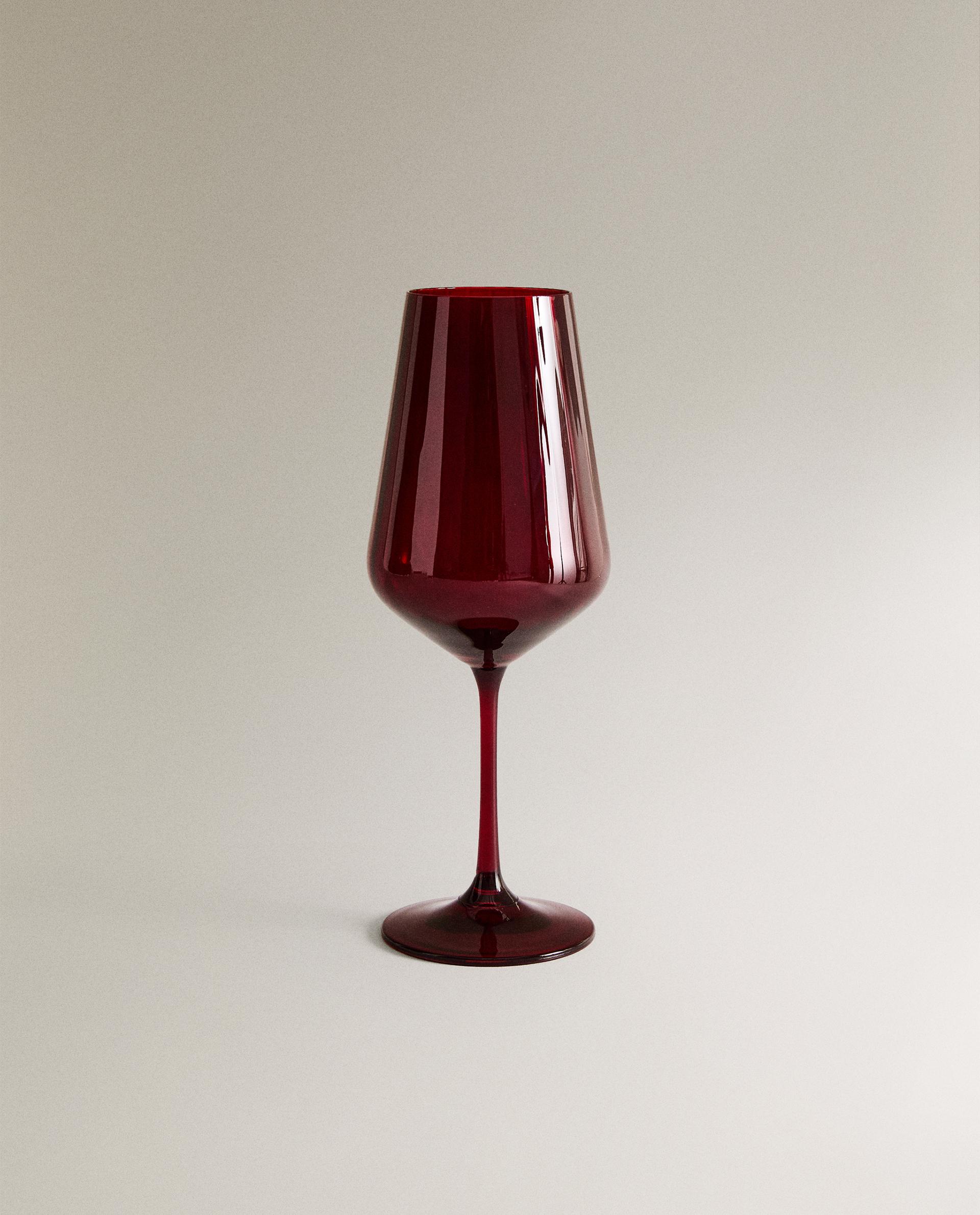 TAÇA DE CRISTALINO COLORIDA DE NATAL | Zara Home Brasil