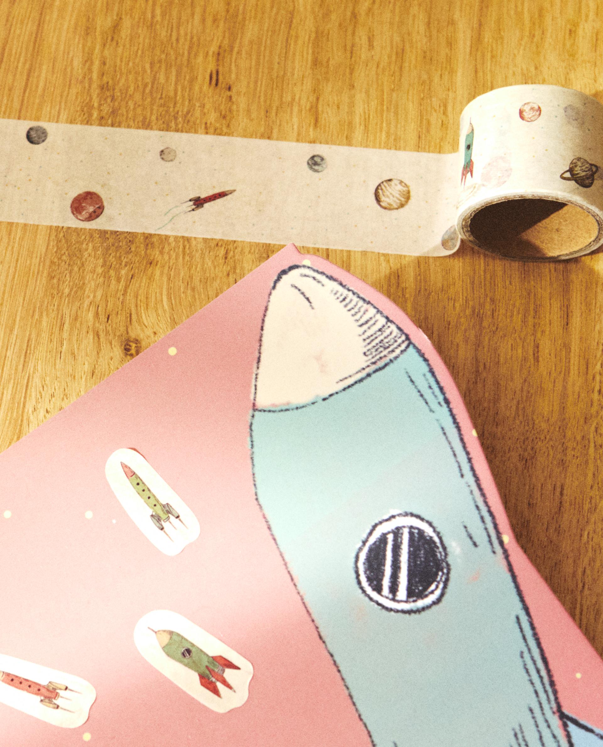 CHILDREN’S SPACE ADHESIVE TAPE PACK (PACK OF 2) | Zara Home United ...