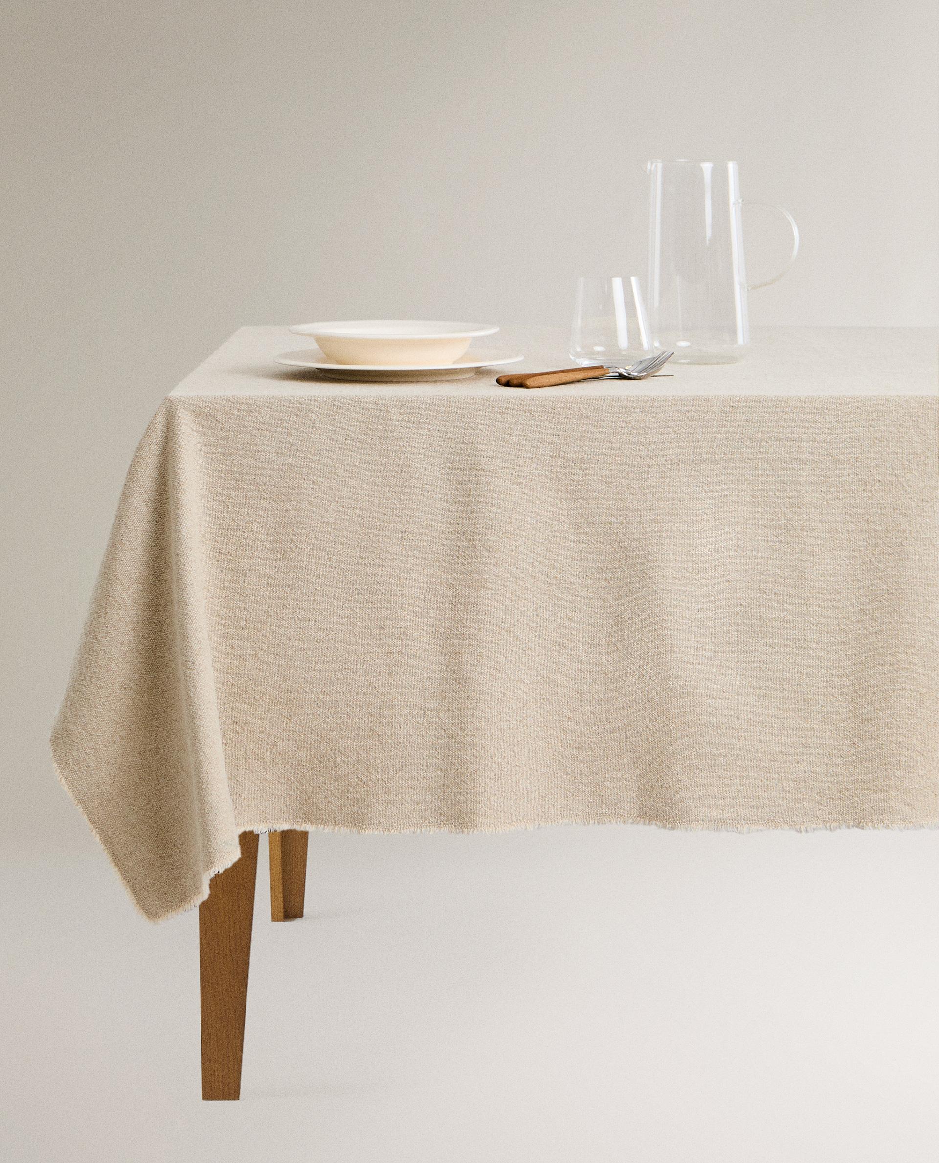 RUSTIC LINEN TABLECLOTH | Zara Home Canada