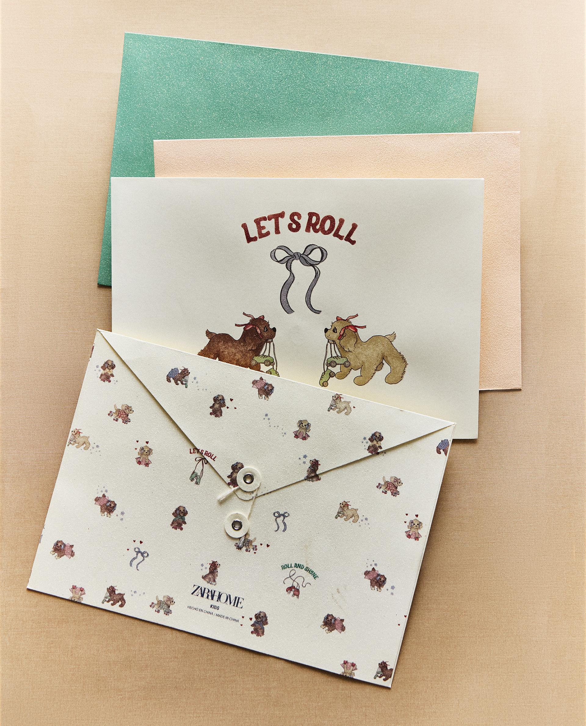 ROLLER SKATE ENVELOPES (SET OF 4) | Zara Home Hungary