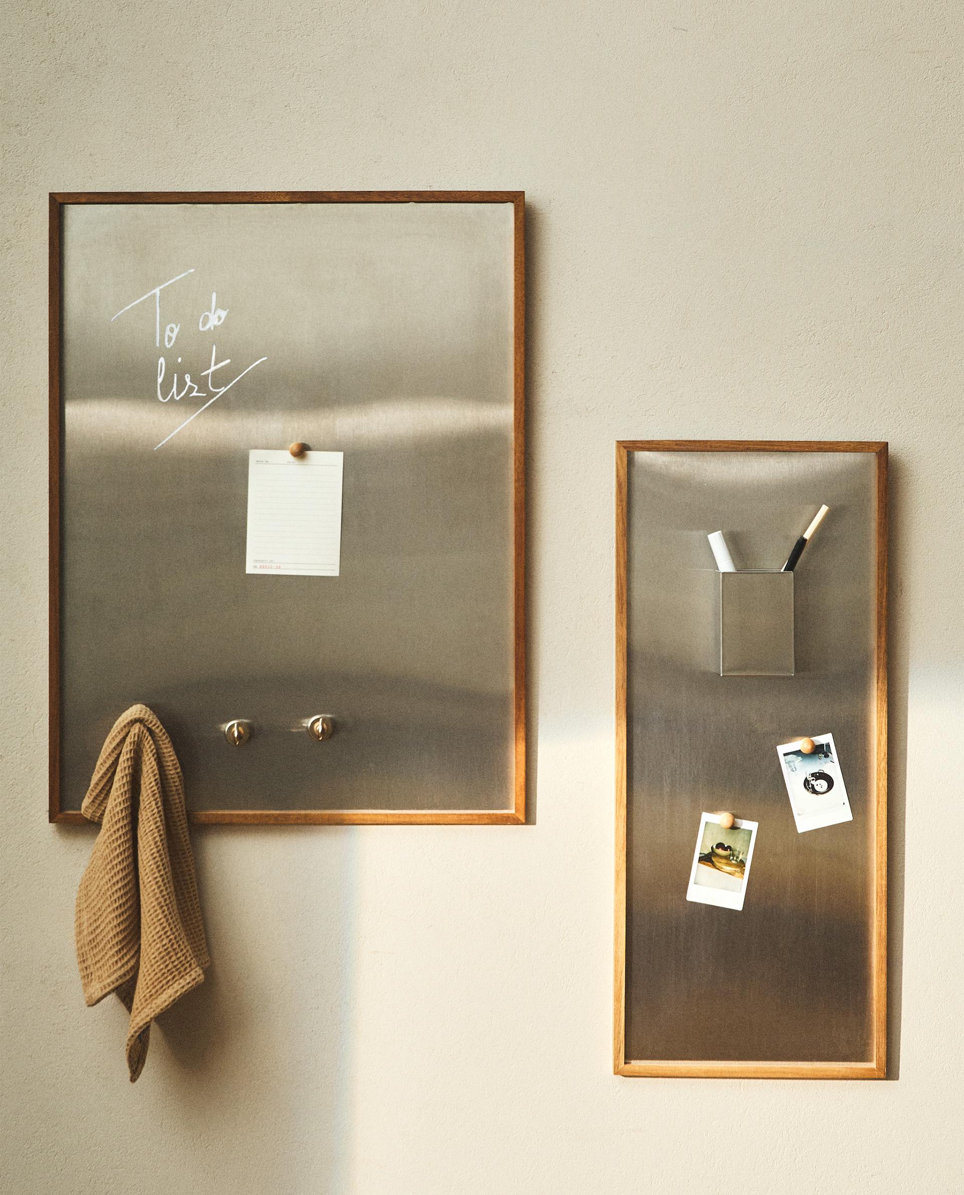 MAGNETIC BOARD WITH WOODEN FRAME | Zara Home Hong Kong Sar / 香港特別行政區