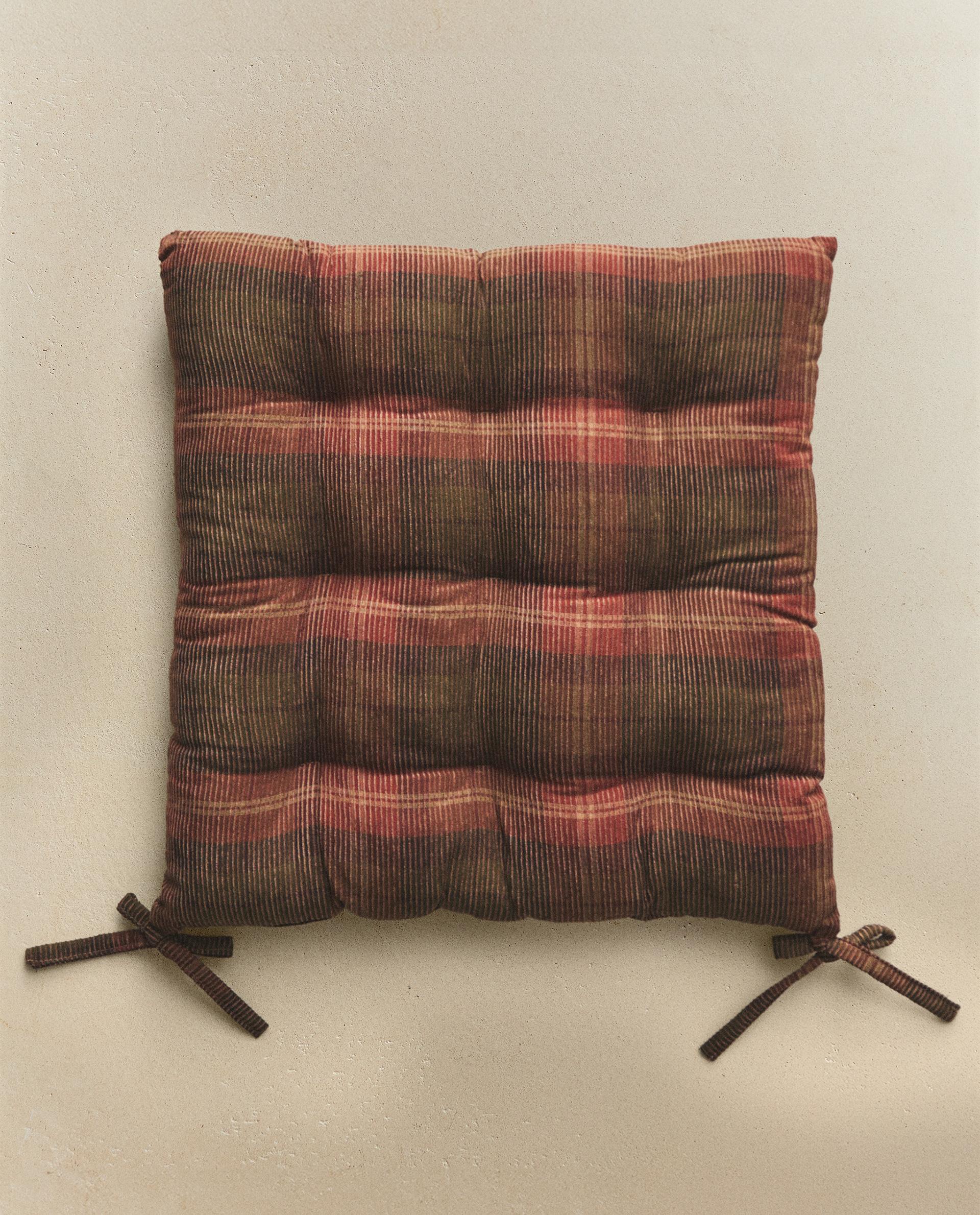 CHECK SEAT CUSHION | Zara Home Morocco