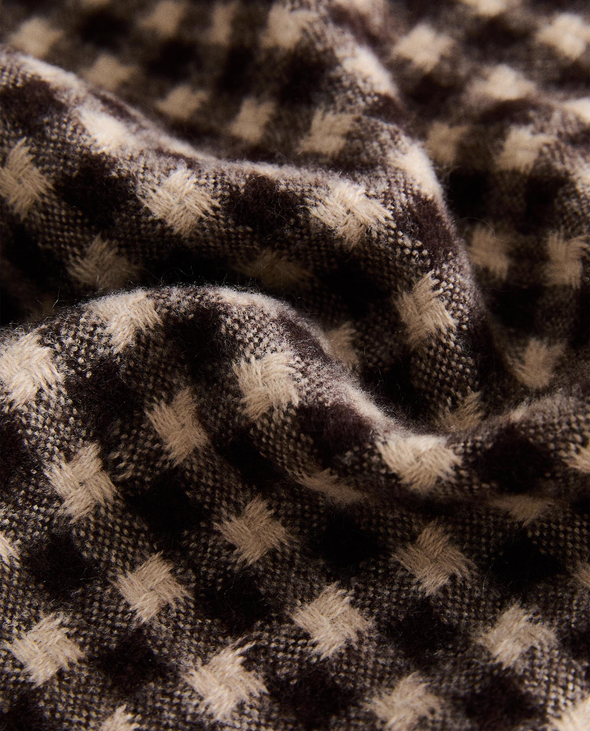 CHECKED THROW | Zara Home Morocco