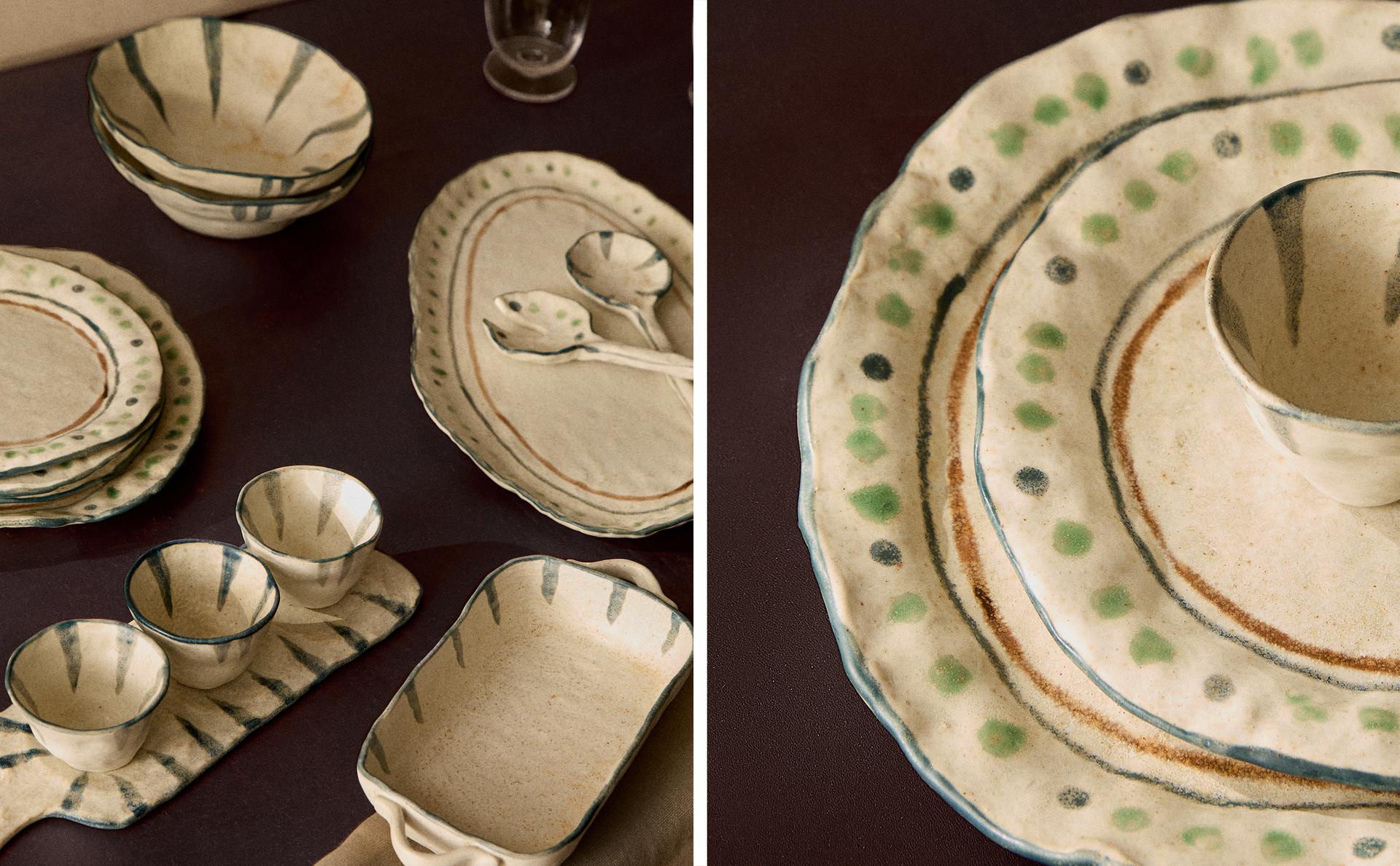 Ολοκληρωμένα επιτραπέζια σκεύη | Zara Home Ελλάδα / Greece | New Collection