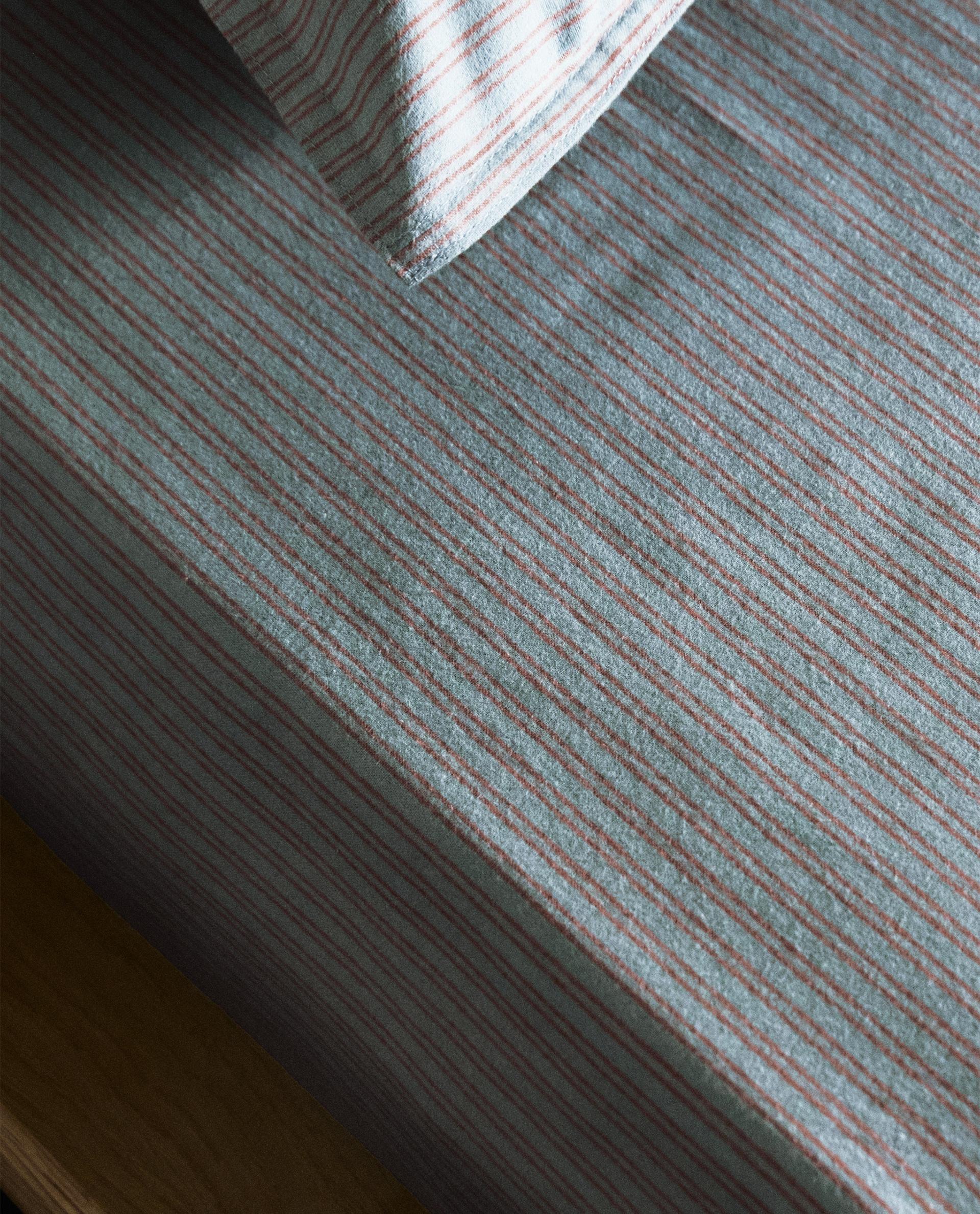 KIDS' STRIPED FLANNEL FITTED SHEET | Zara Home United States of America