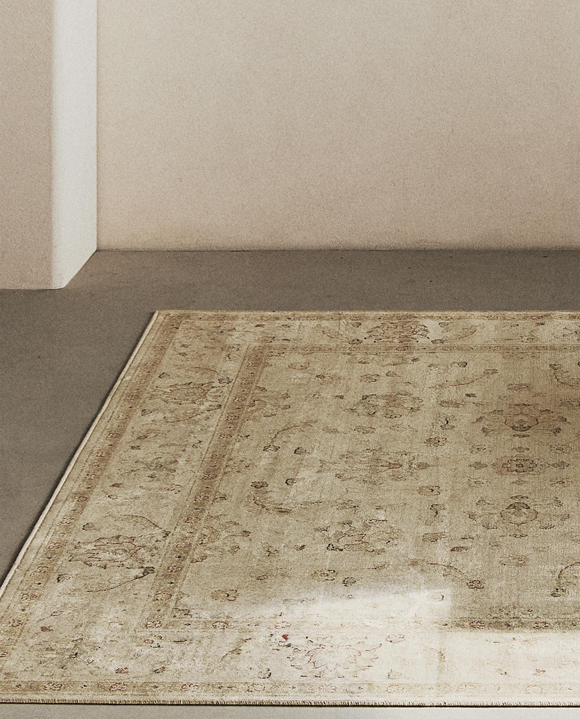 VINTAGE FLORAL RUG | Zara Home United Kingdom