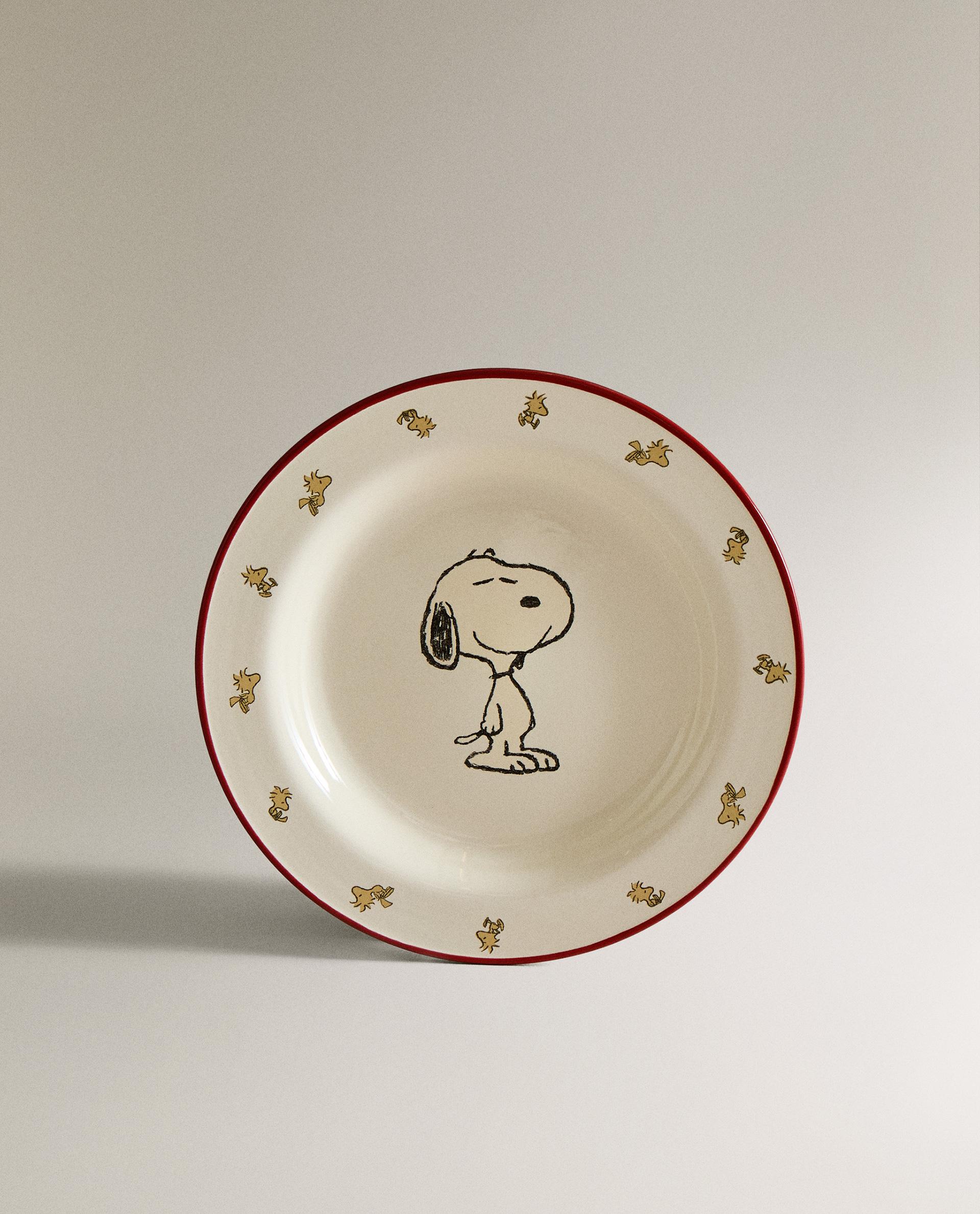 CHILDREN'S PEANUTS™ CERAMIC PLATE | Zara Home Oman