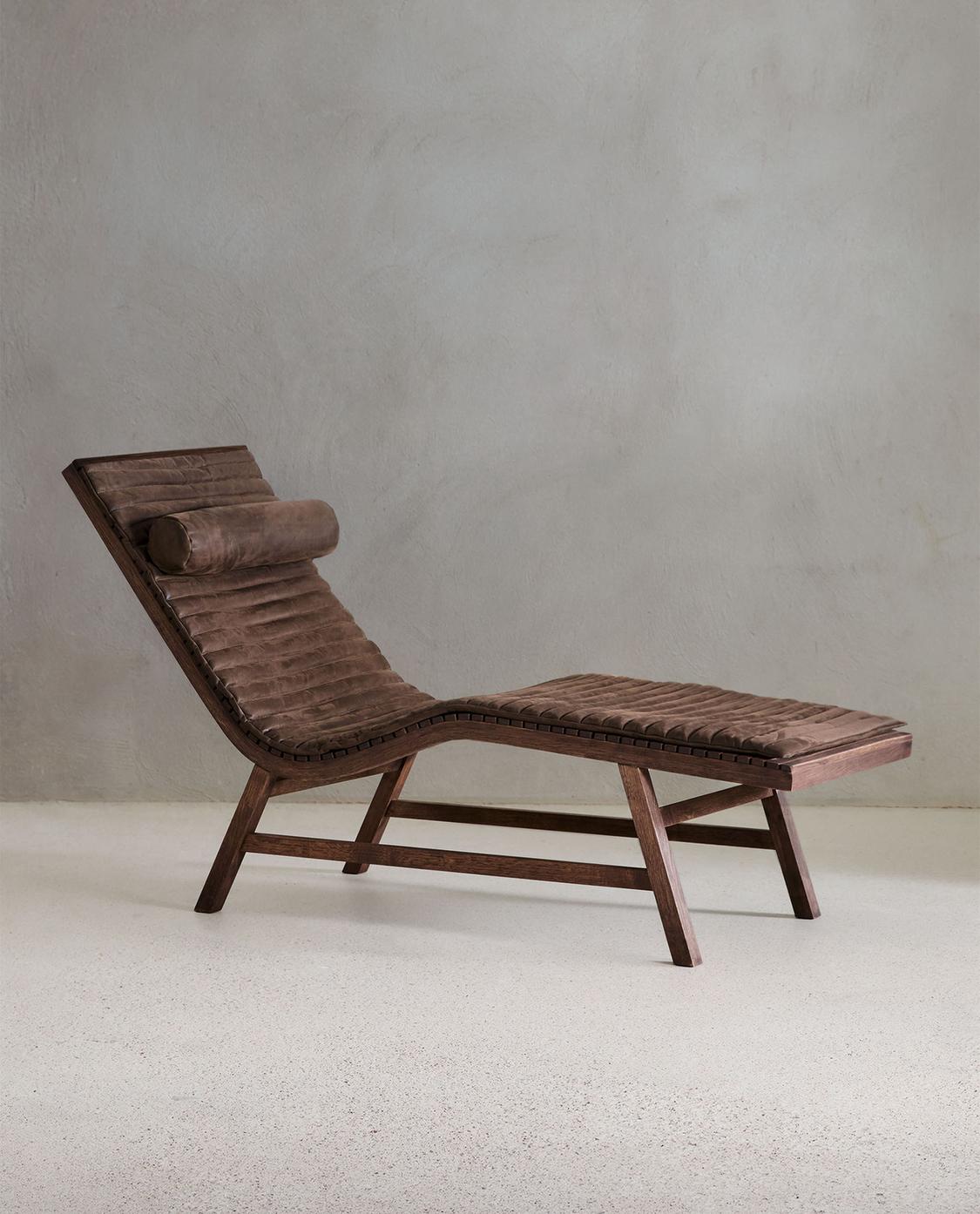 Chaise Longue Simple Rivièra Maison West Houston Chaise Longue Right