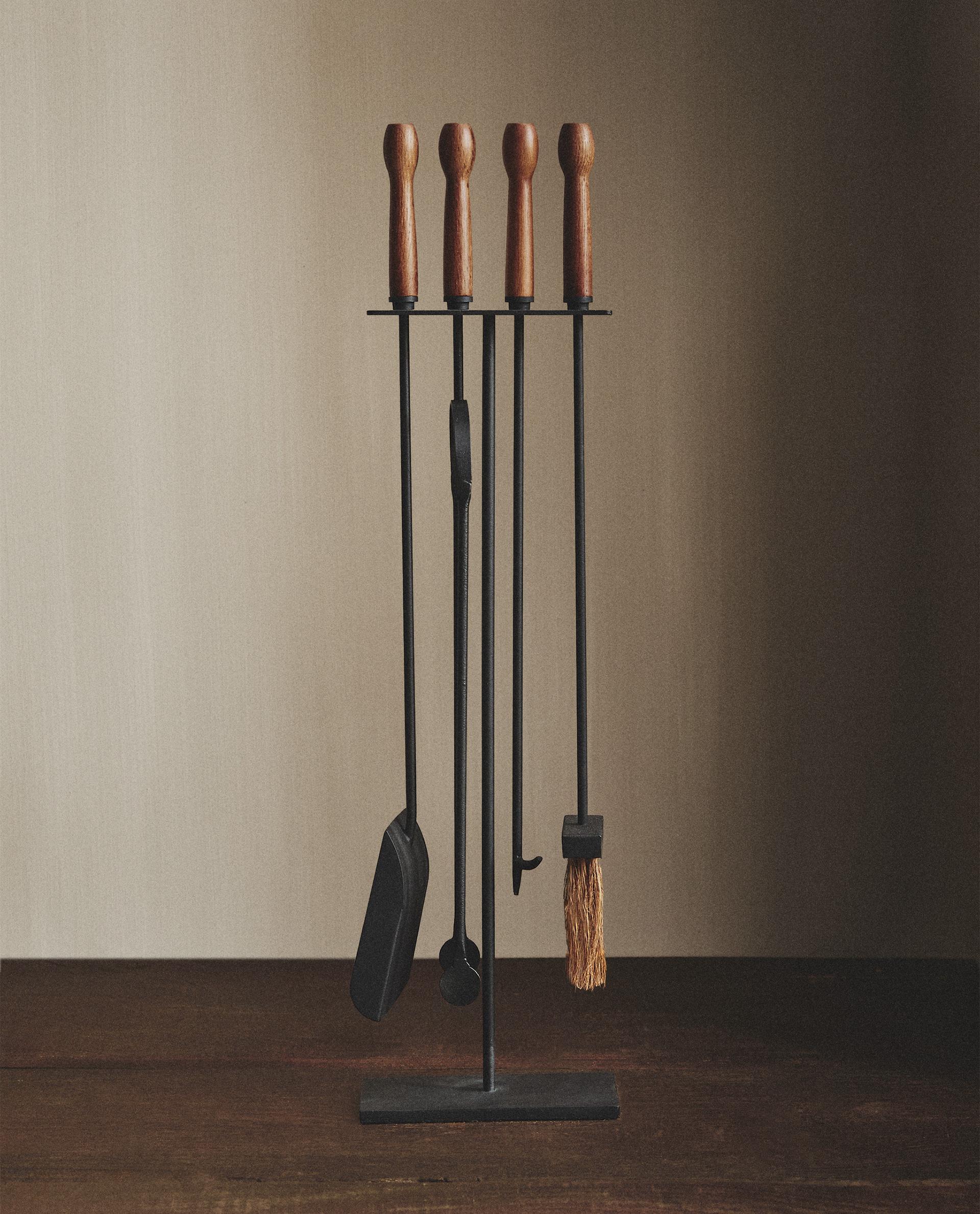 IRON FIREPLACE ACCESSORY STAND | Zara Home Monaco