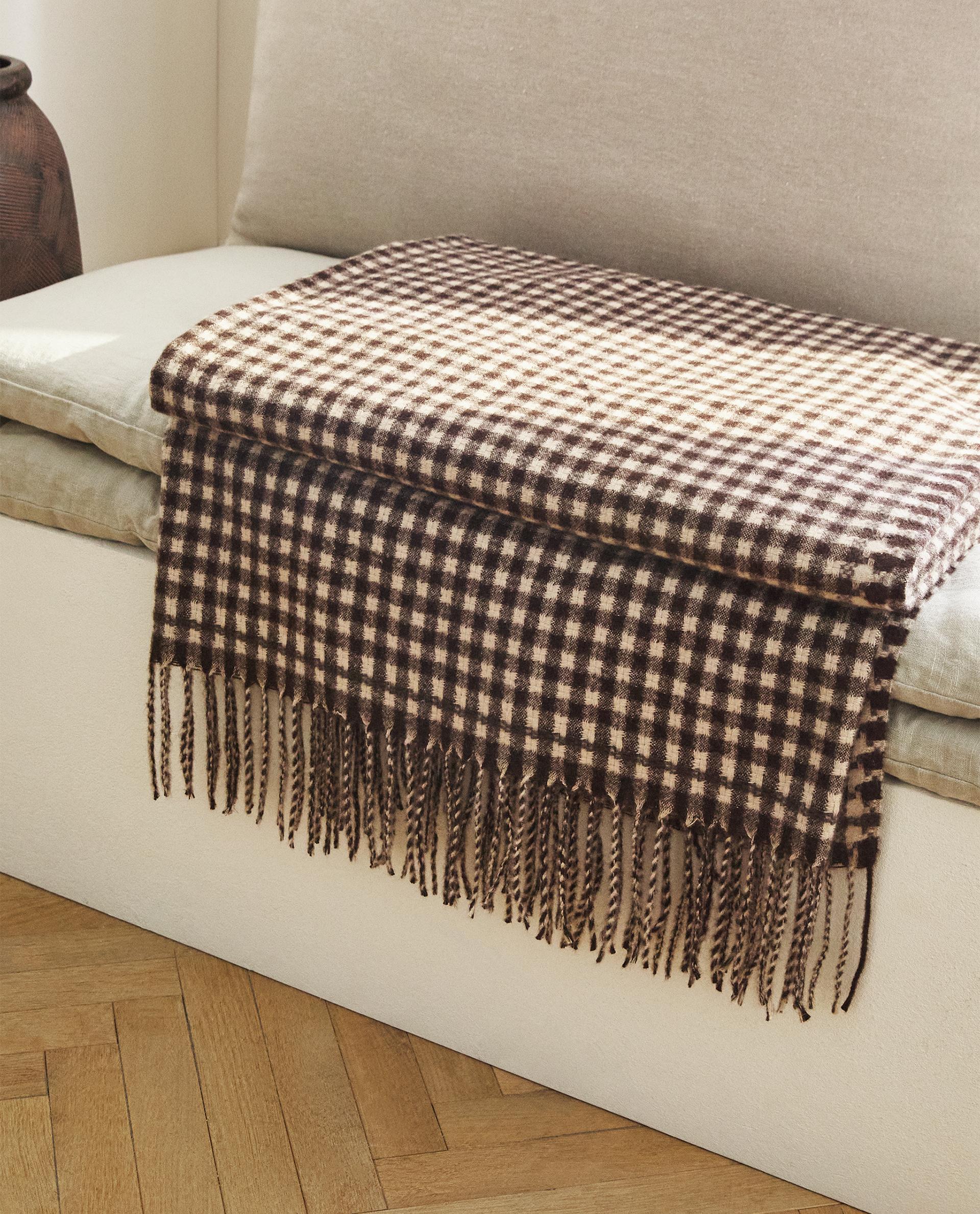CHECKED THROW | Zara Home Morocco