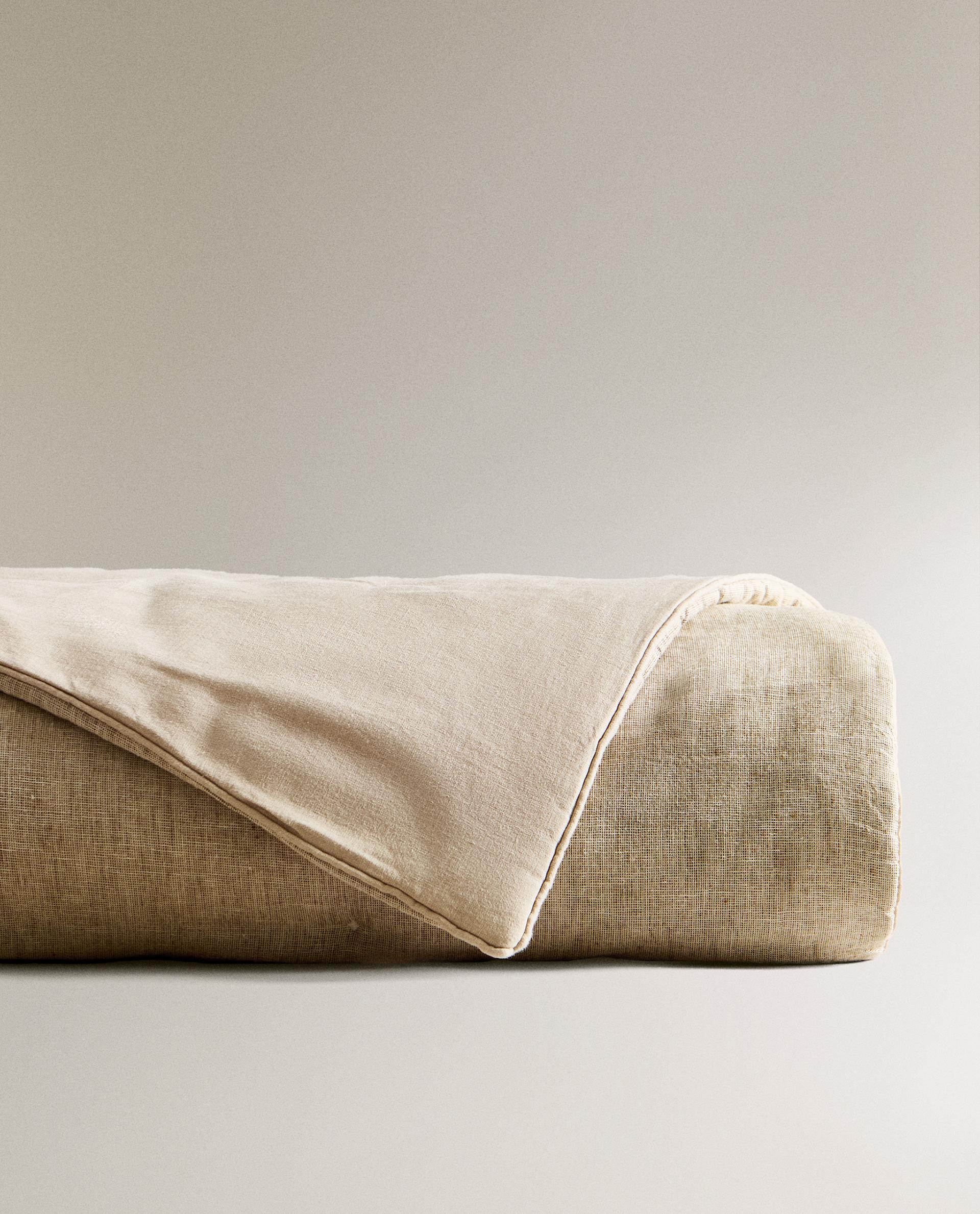 TAGESDECKE AUS BAUMWOLLE UND LEINEN | Zara Home Österreich