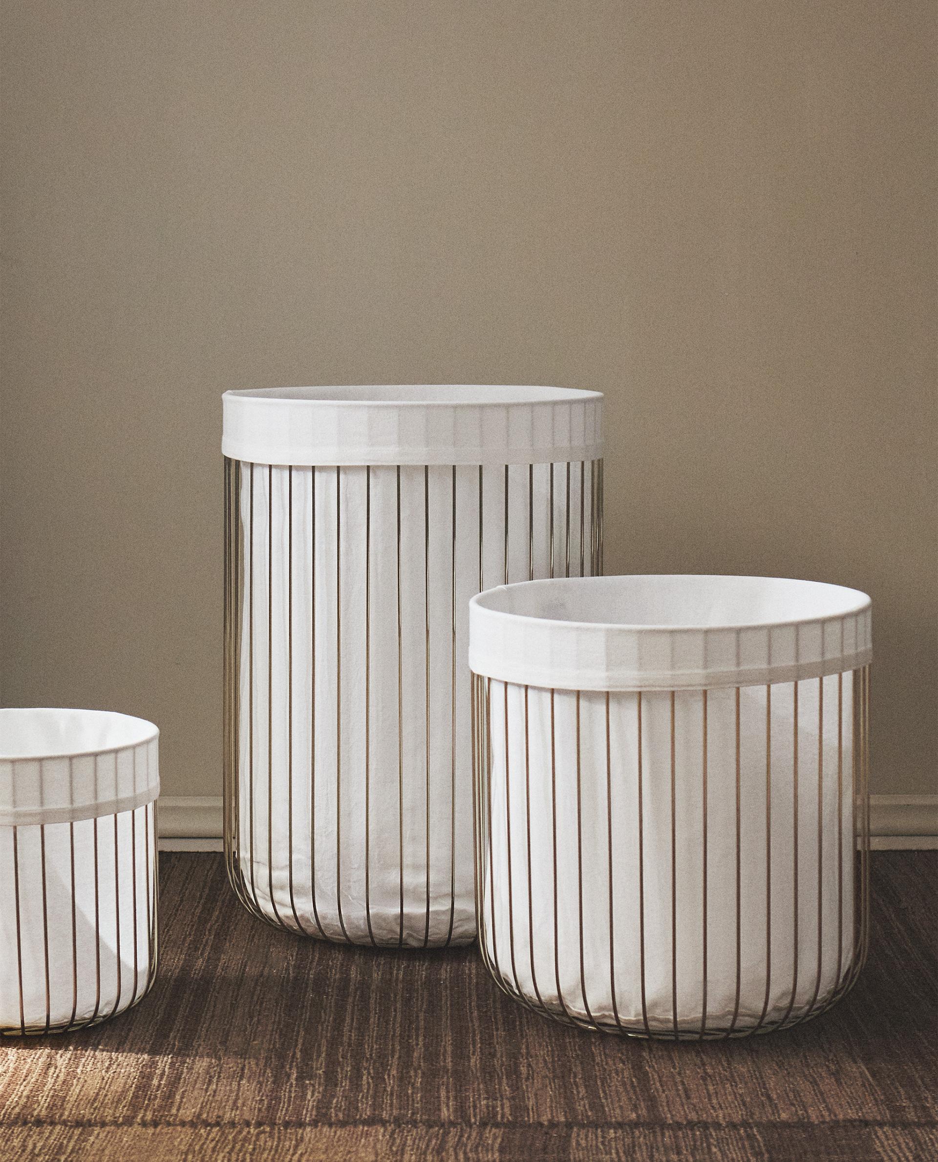 ΚΑΛΑΘΙ ΜΕ ΕΣΩΤΕΡΙΚΟ ΥΦΑΣΜΑ | Zara Home Ελλάδα / Greece