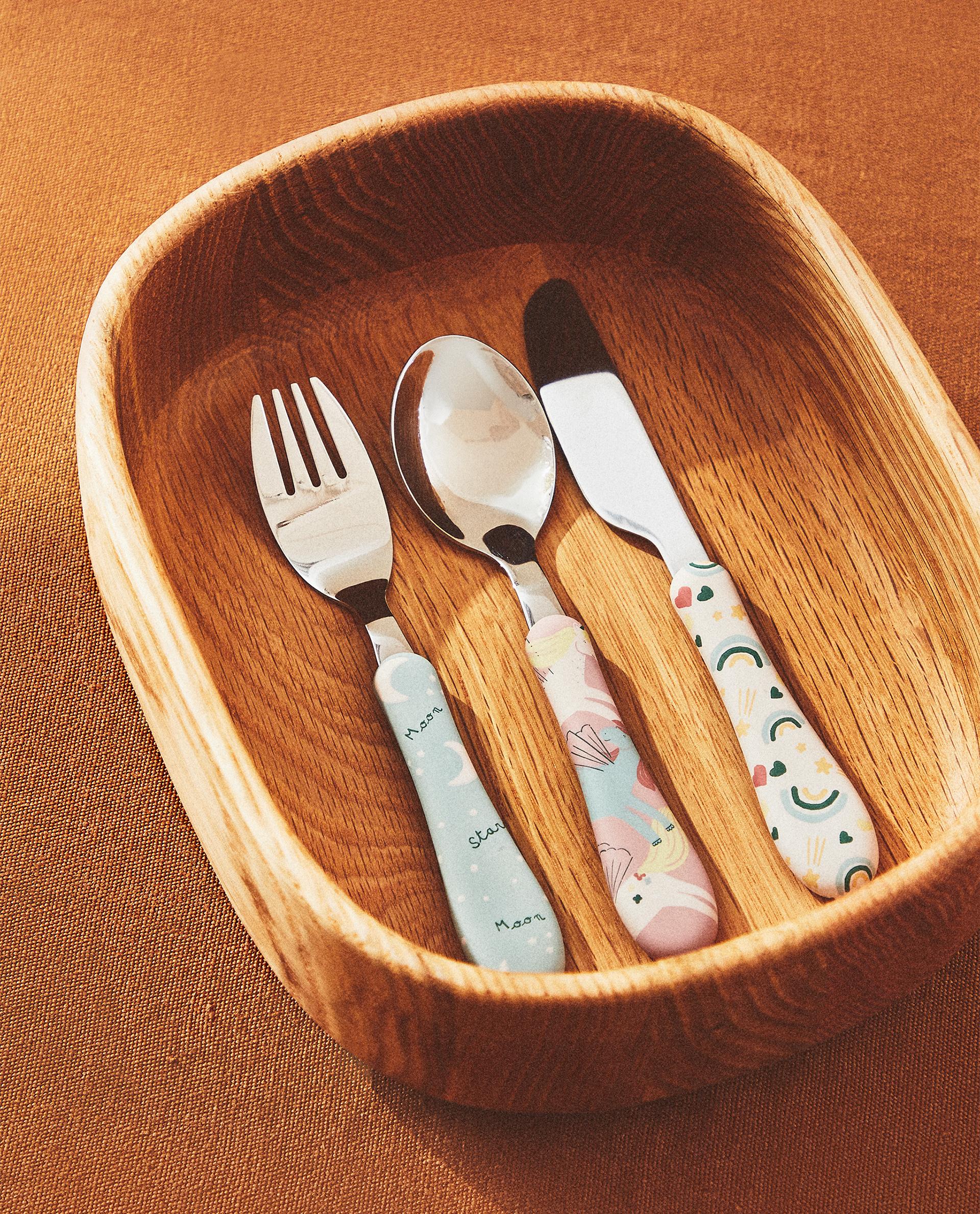CHILDREN'S COLORED CUTLERY SET (SET OF 3) | Zara Home Canada