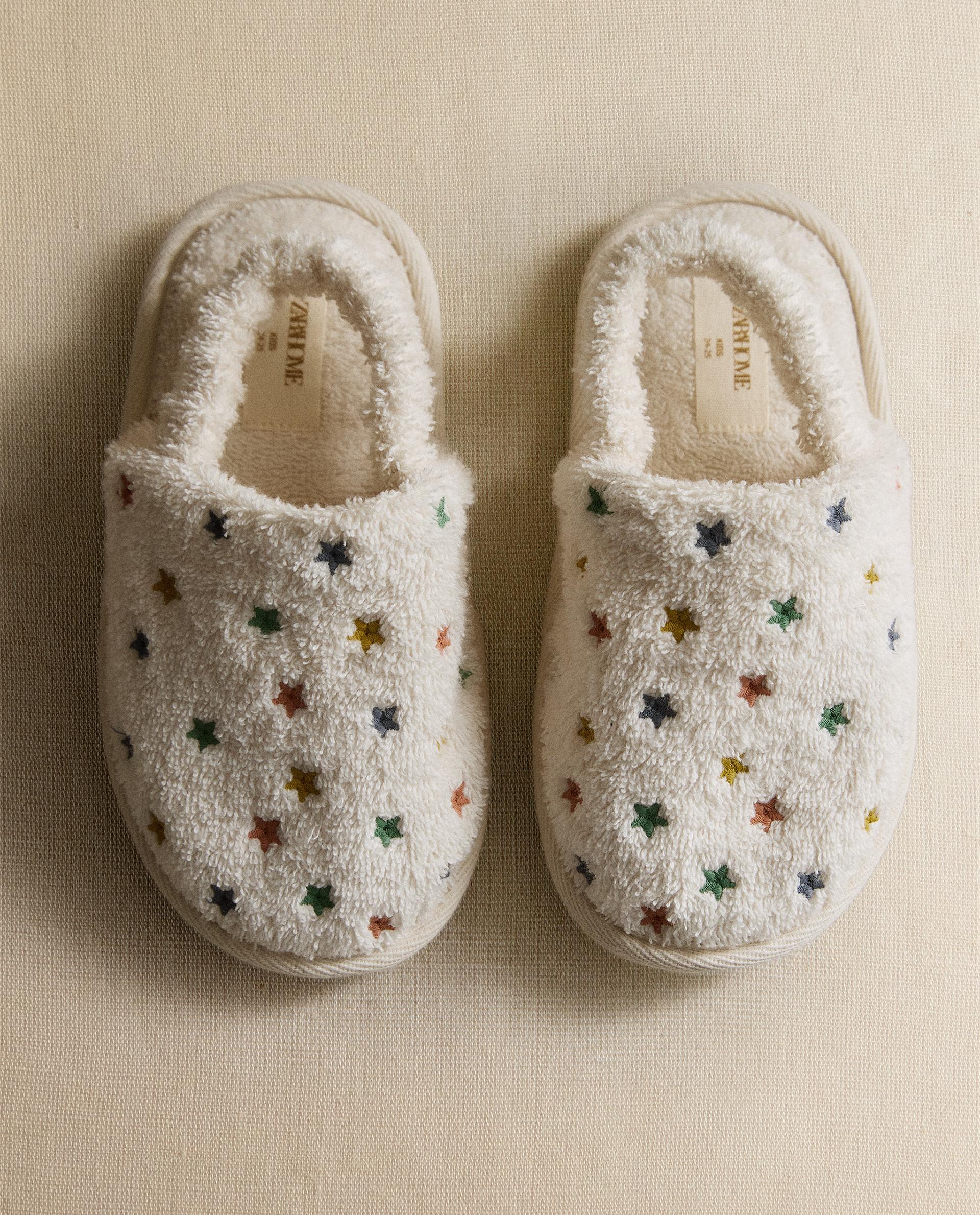 CHILDREN'S TERRY STAR BATHROOM SLIPPERS | Zara Home Nederland